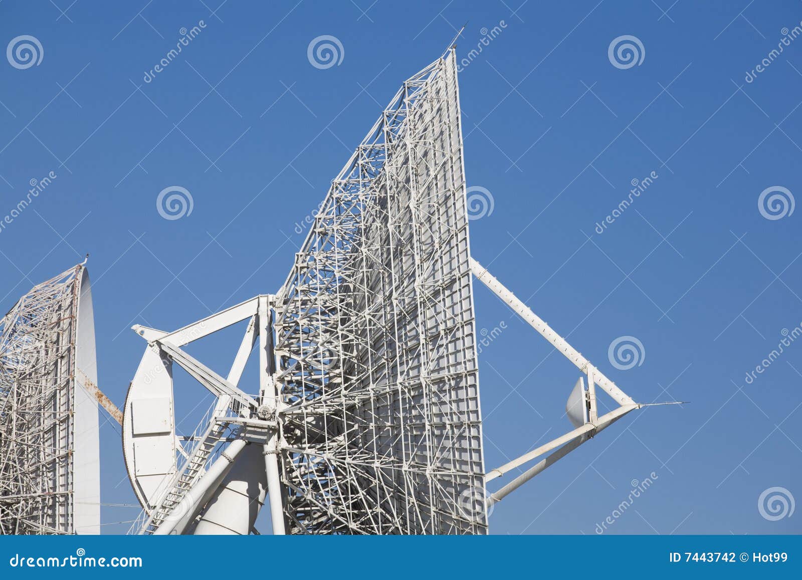 Parabolic antenna stock photo. Image of design, exploration - 7443742