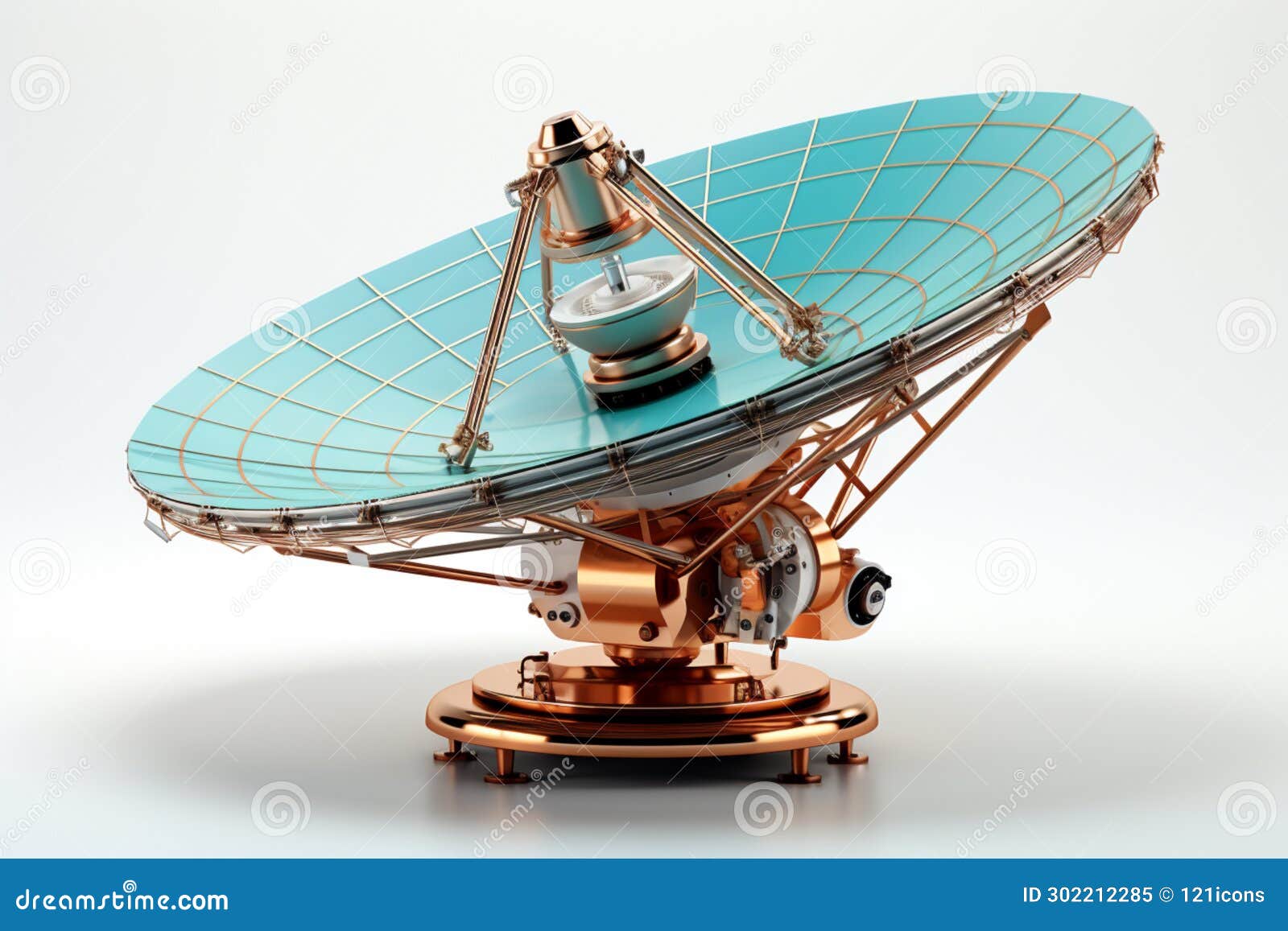 Parabolic Antenna Seamless Pattern. Radio Telescope. Satellite Dish ...