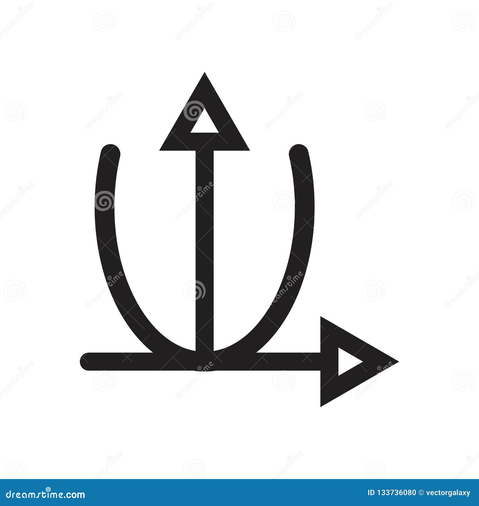 Parabolic Function Icon Vector Sign and Symbol Isolated on White ...