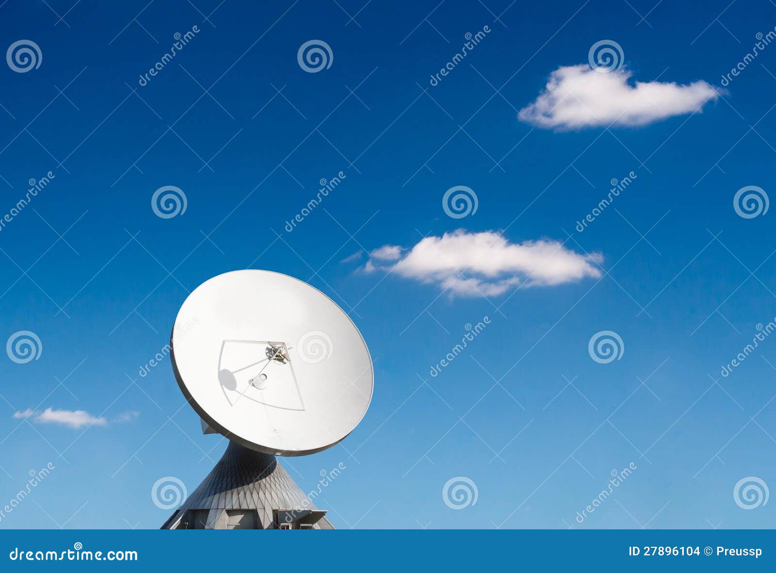 Parabolic Reflector Antenna Stock Photo - Image of signal, industry ...