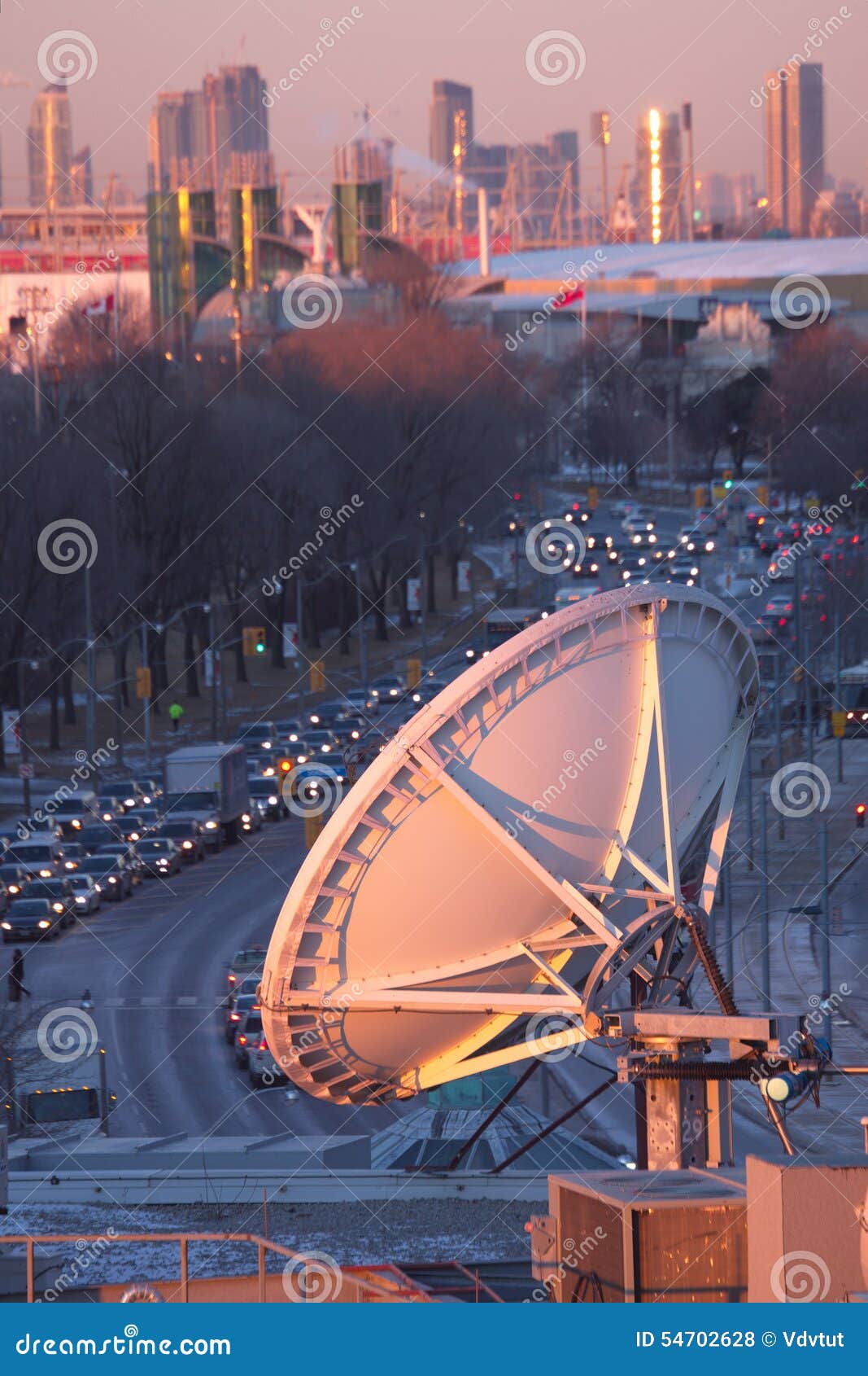 Parabolic Satellite Dish Space Technology Receiver Stock Photo - Image ...
