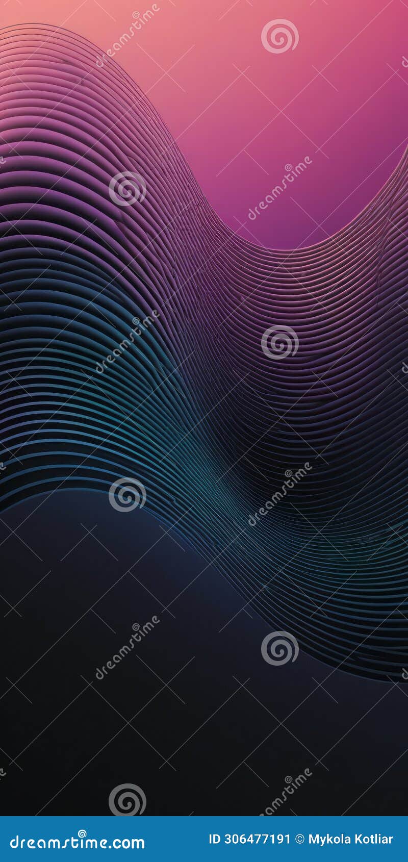 Parabolic Shapes in Black Mediumorchid Stock Image - Image of style ...