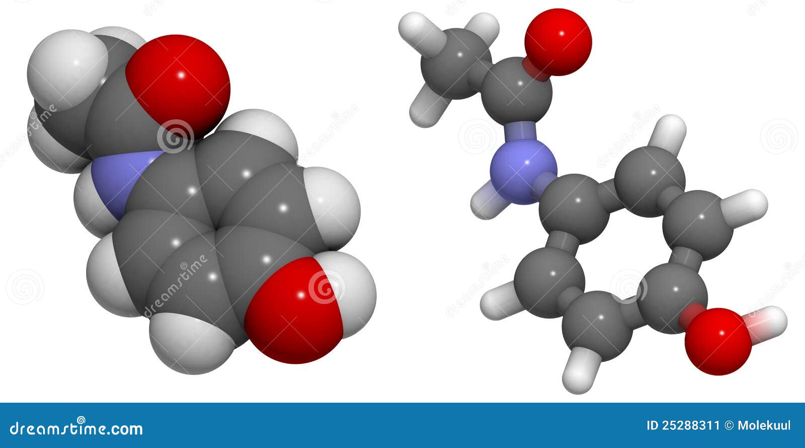 Paracétamol (acetaminophen) Illustration Stock - Illustration du ...