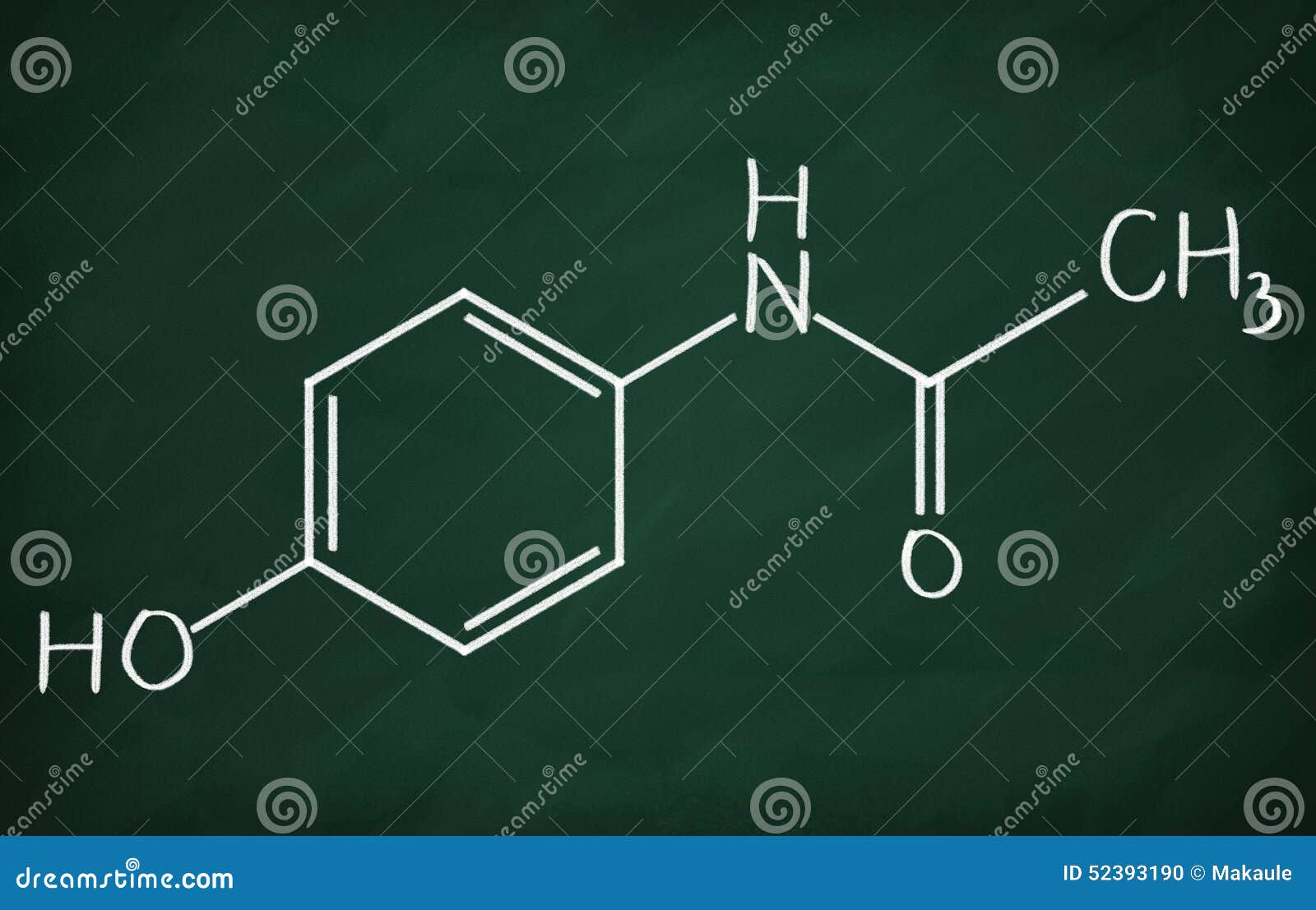 Paracetamol stock illustration. Illustration of chemical - 52393190