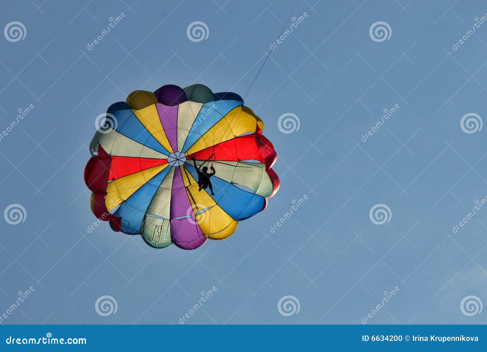 Parachute stock photo. Image of adventure, sports, parachute - 6634200