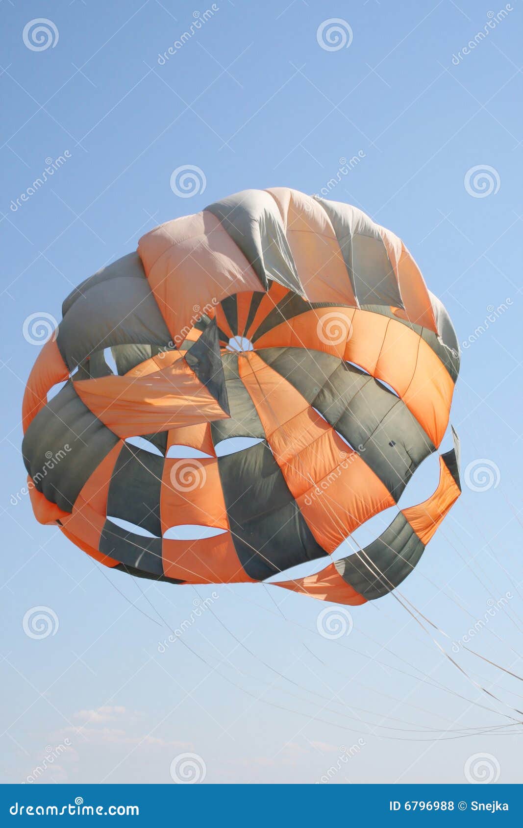 Parachute stock photo. Image of flying, recreational, falling - 6796988