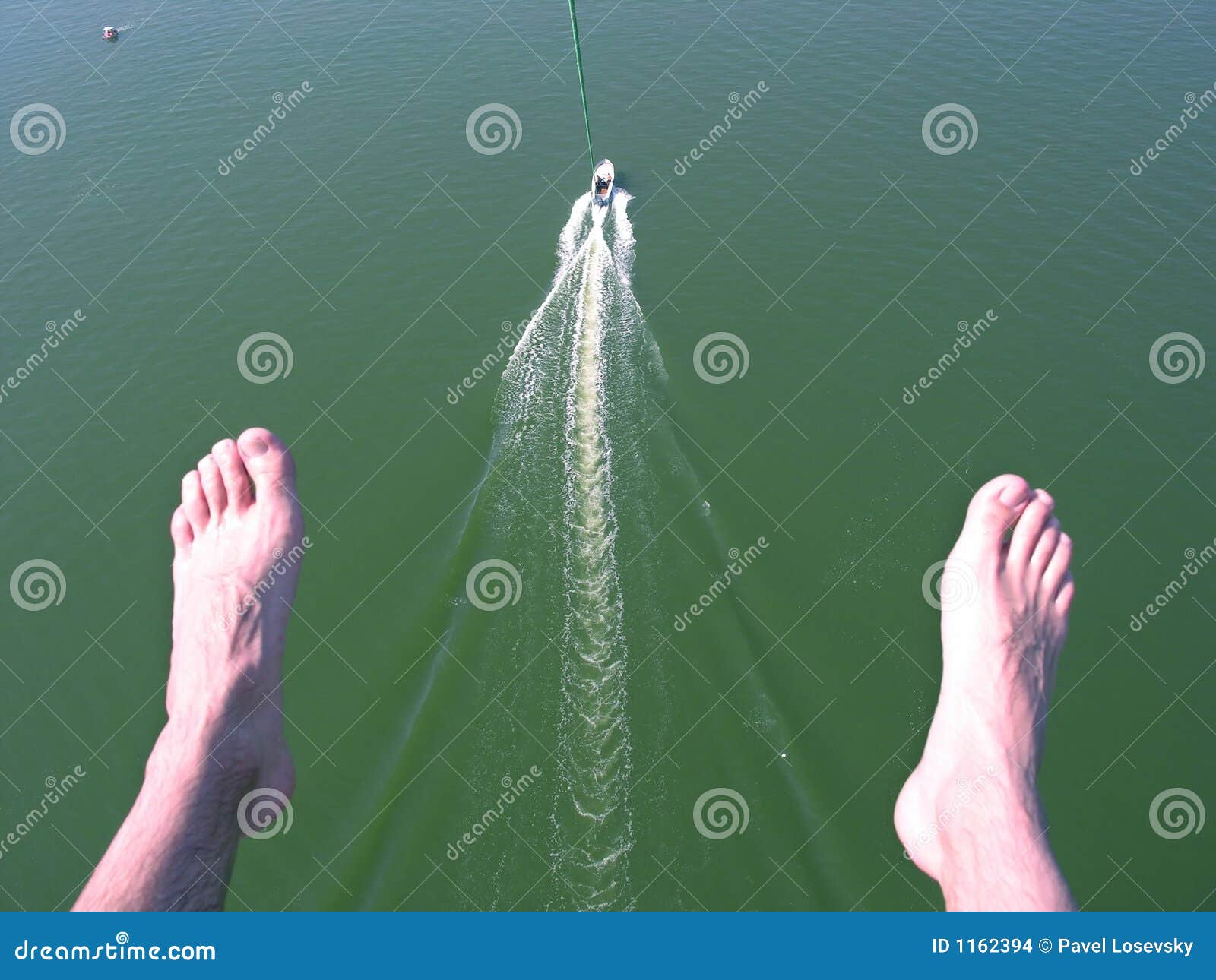 Parachute Soaring In The Clouds On A Background Of Sky And Mountains ...