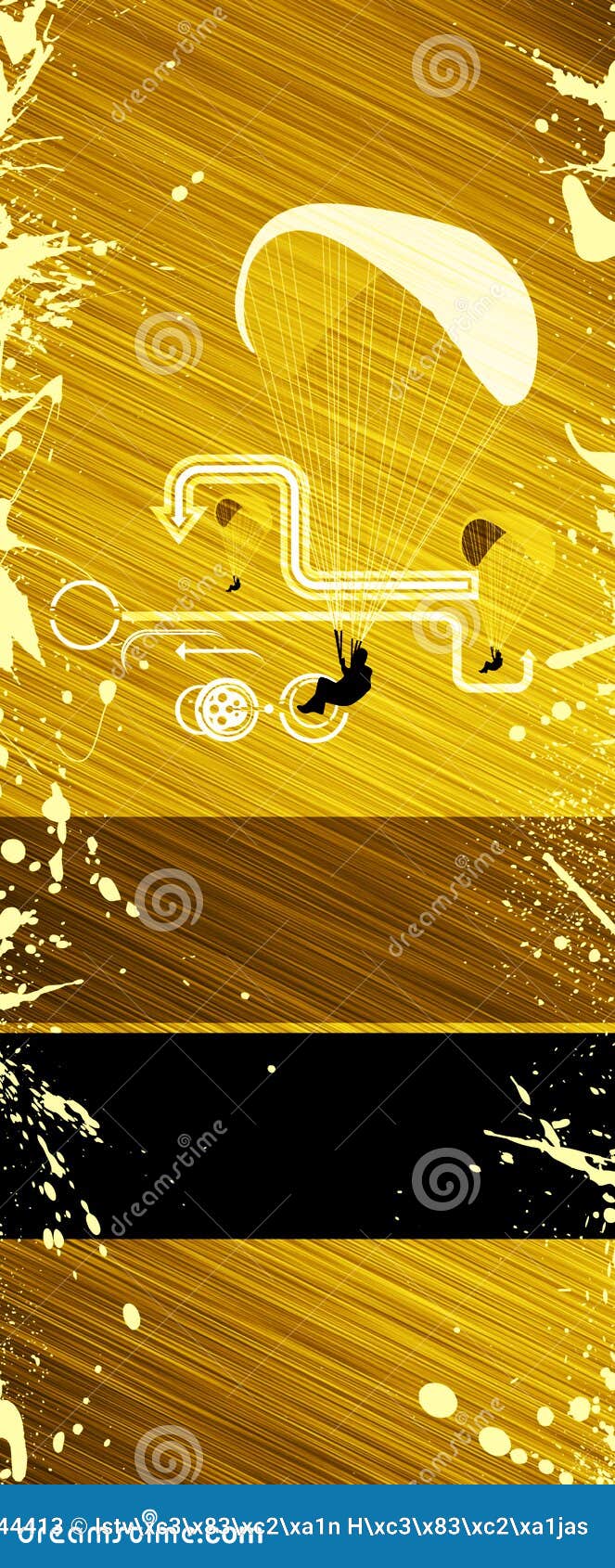 Parachute Background Royalty-Free Stock Photography | CartoonDealer.com ...