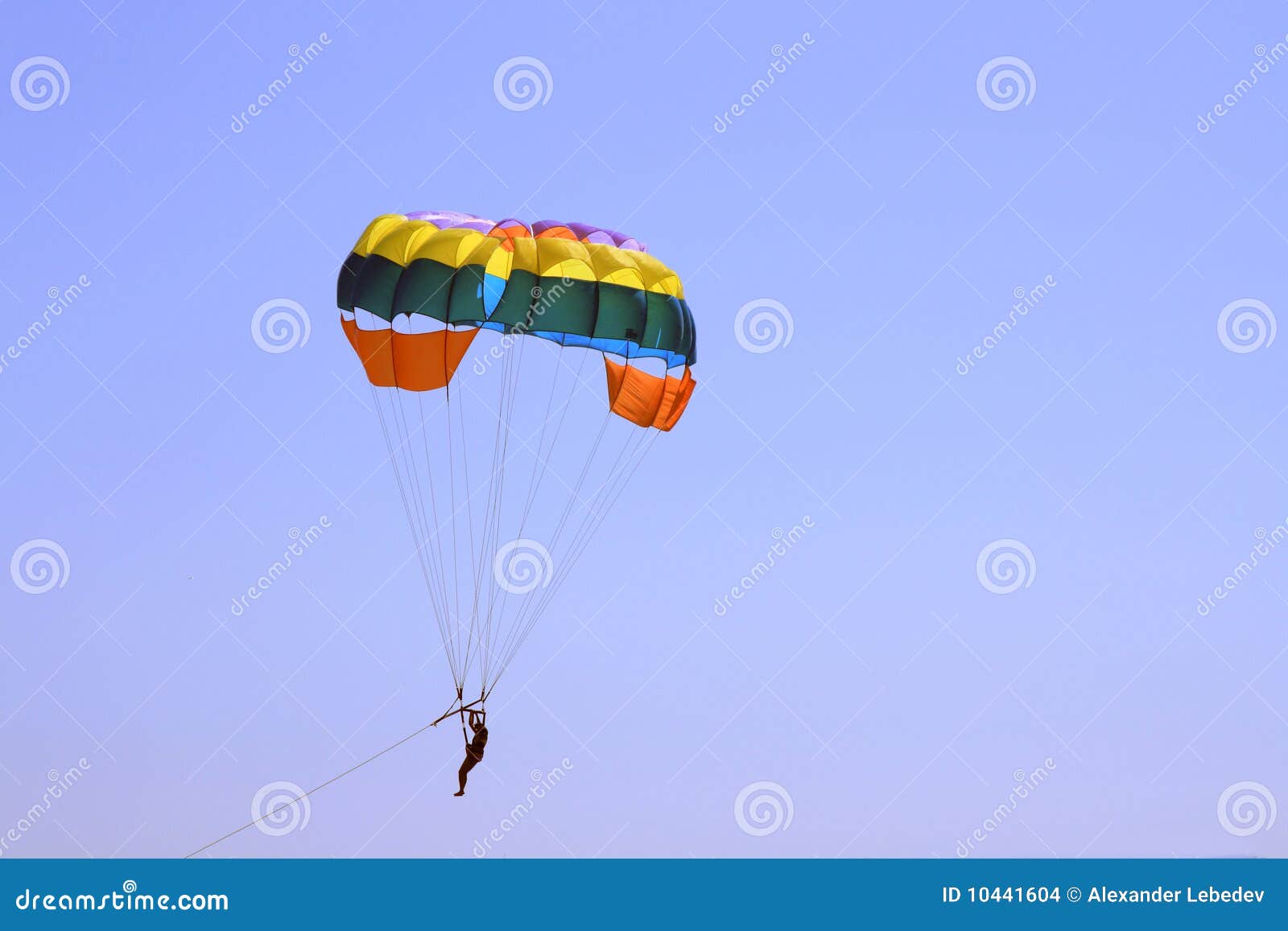 Parachute on the Beach stock photo. Image of flying, extreme - 10441604