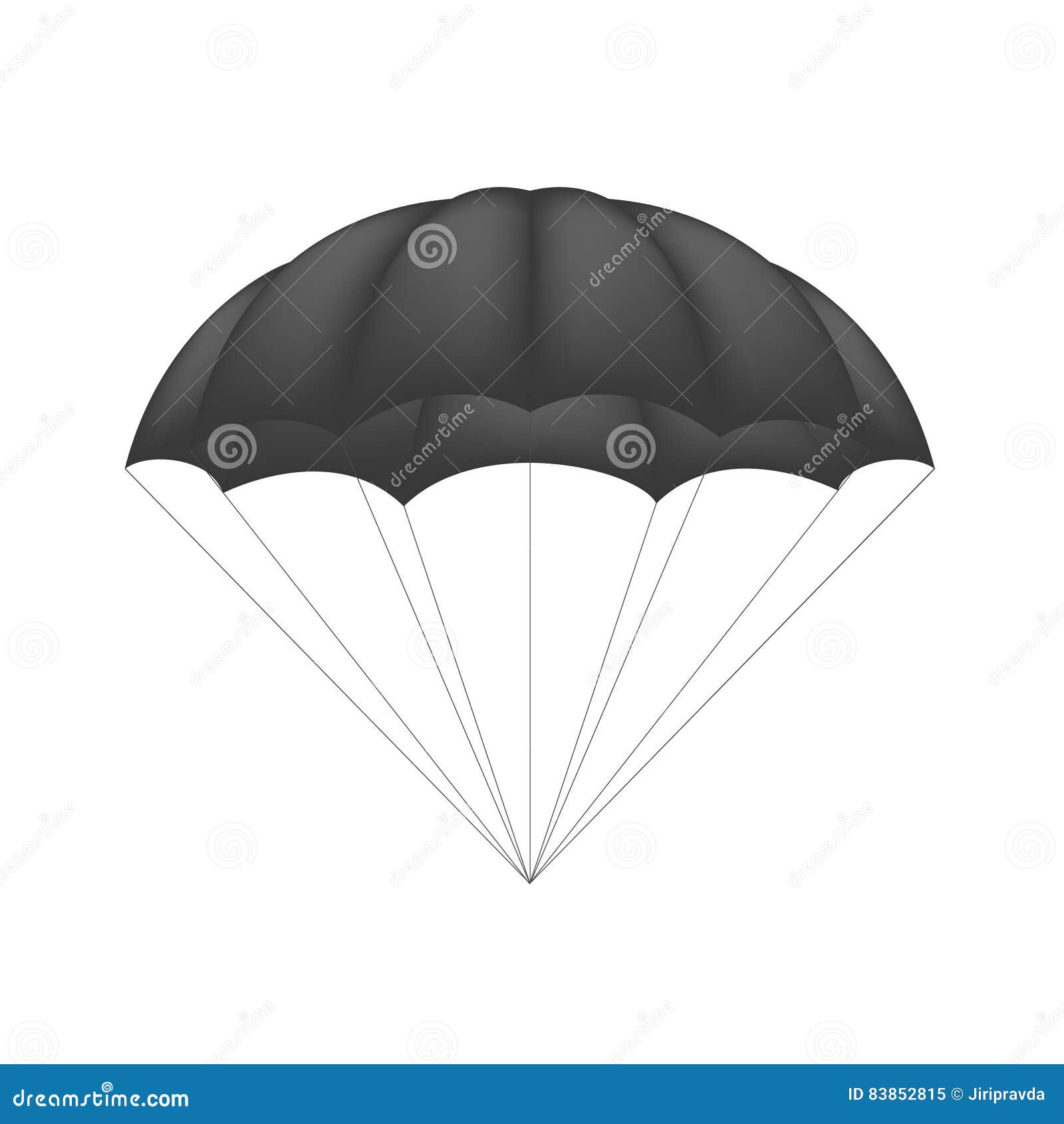Parachute Black And White