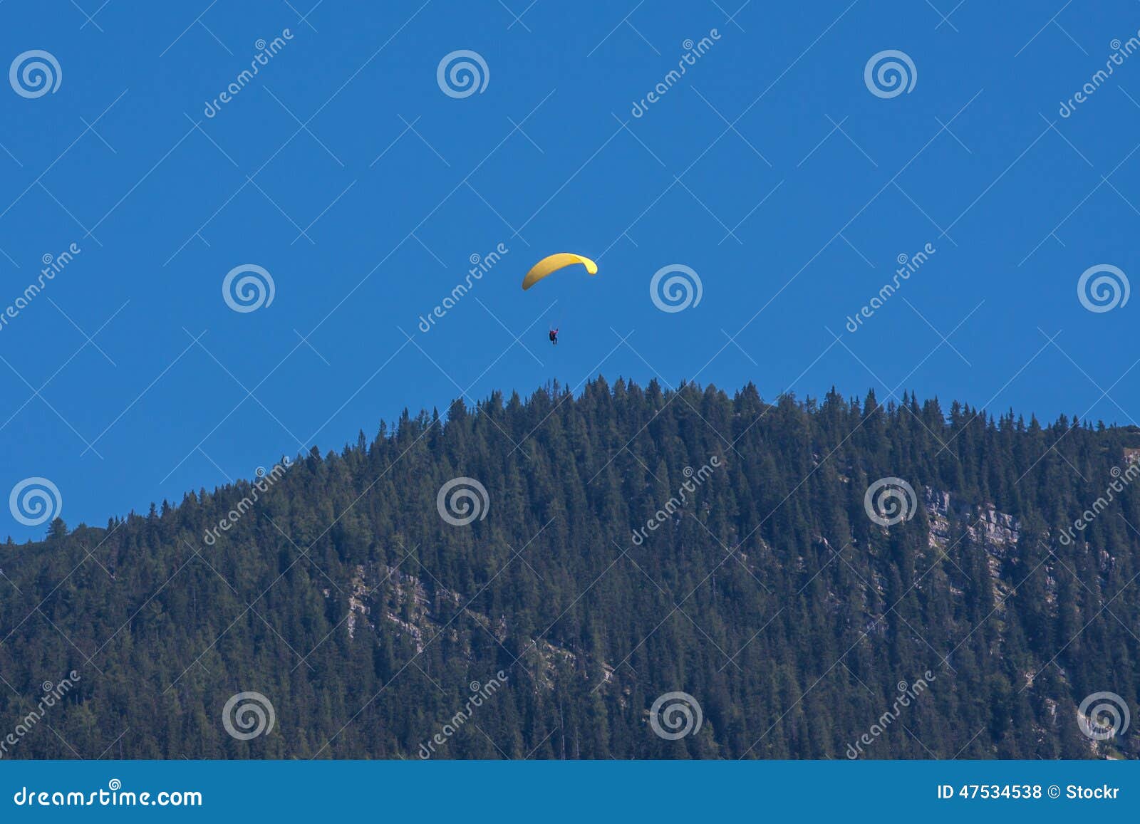 Parachute stock photo. Image of landscape, nature, paragliding - 47534538