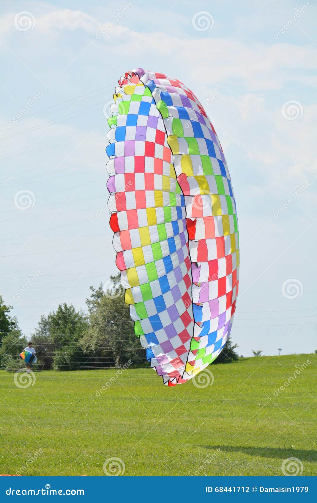 Parachute kite stock photo. Image of kite, games, pursuit - 68441712