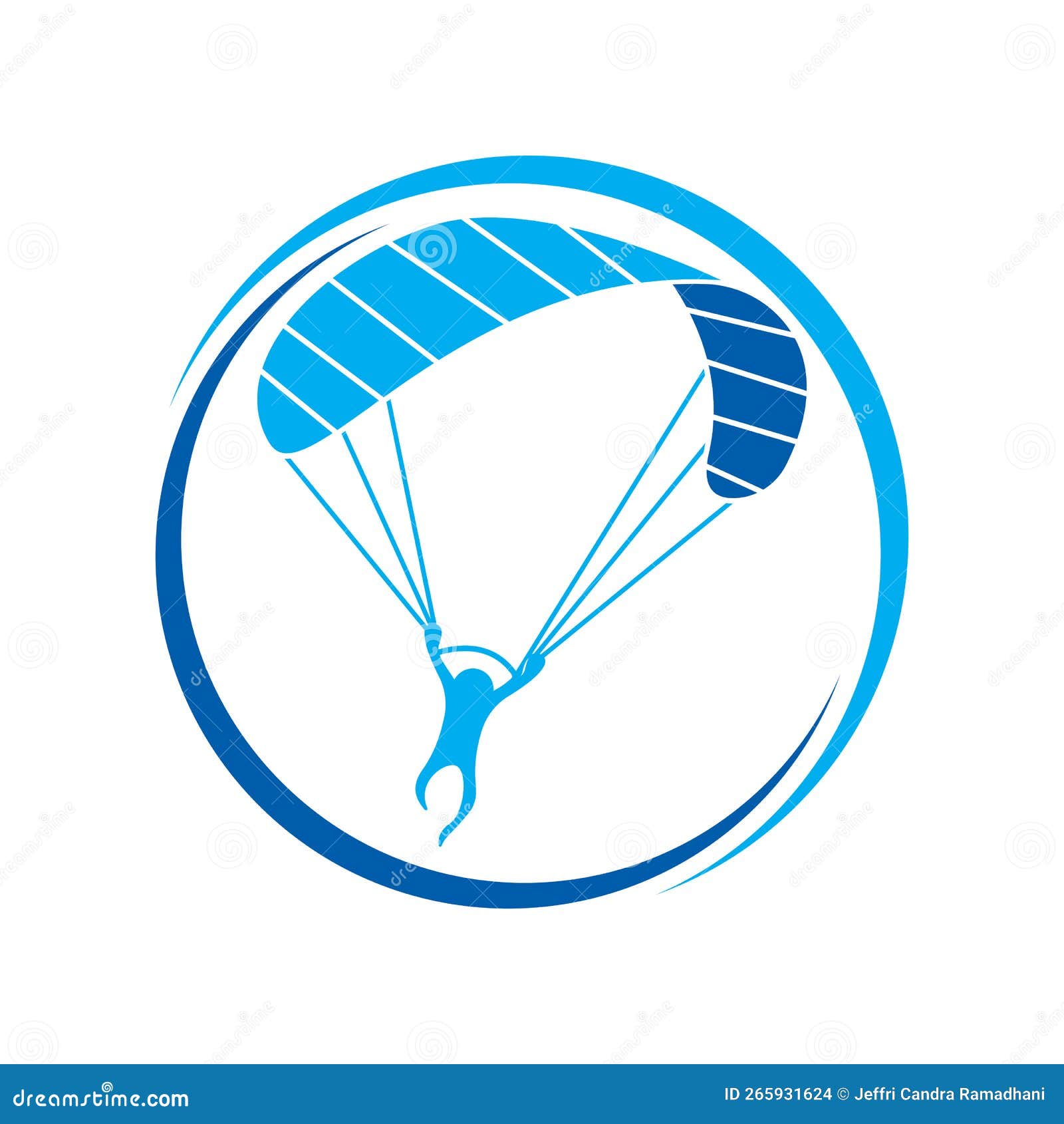 Parachute Logo Icon Design and Symbol Skydiving Vector Stock Vector ...