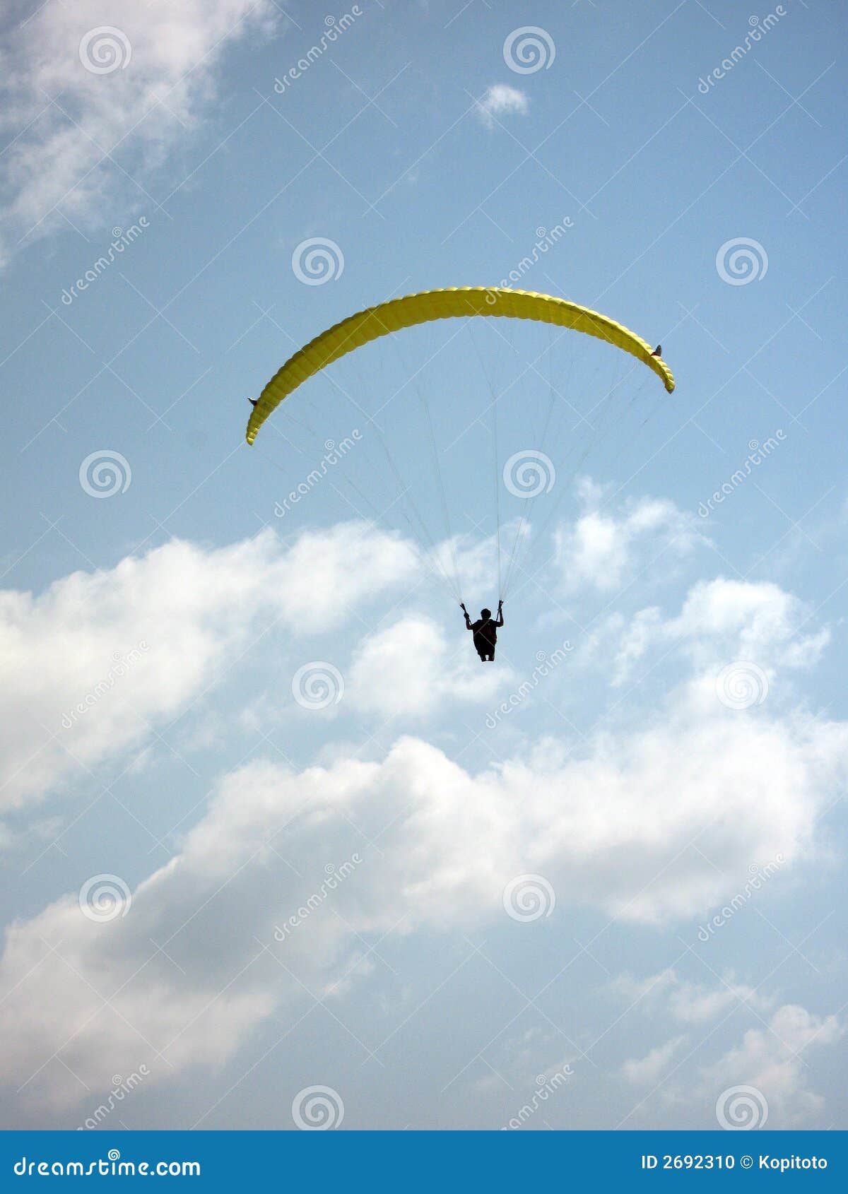 Parachute With Man Picture. Image: 2692310