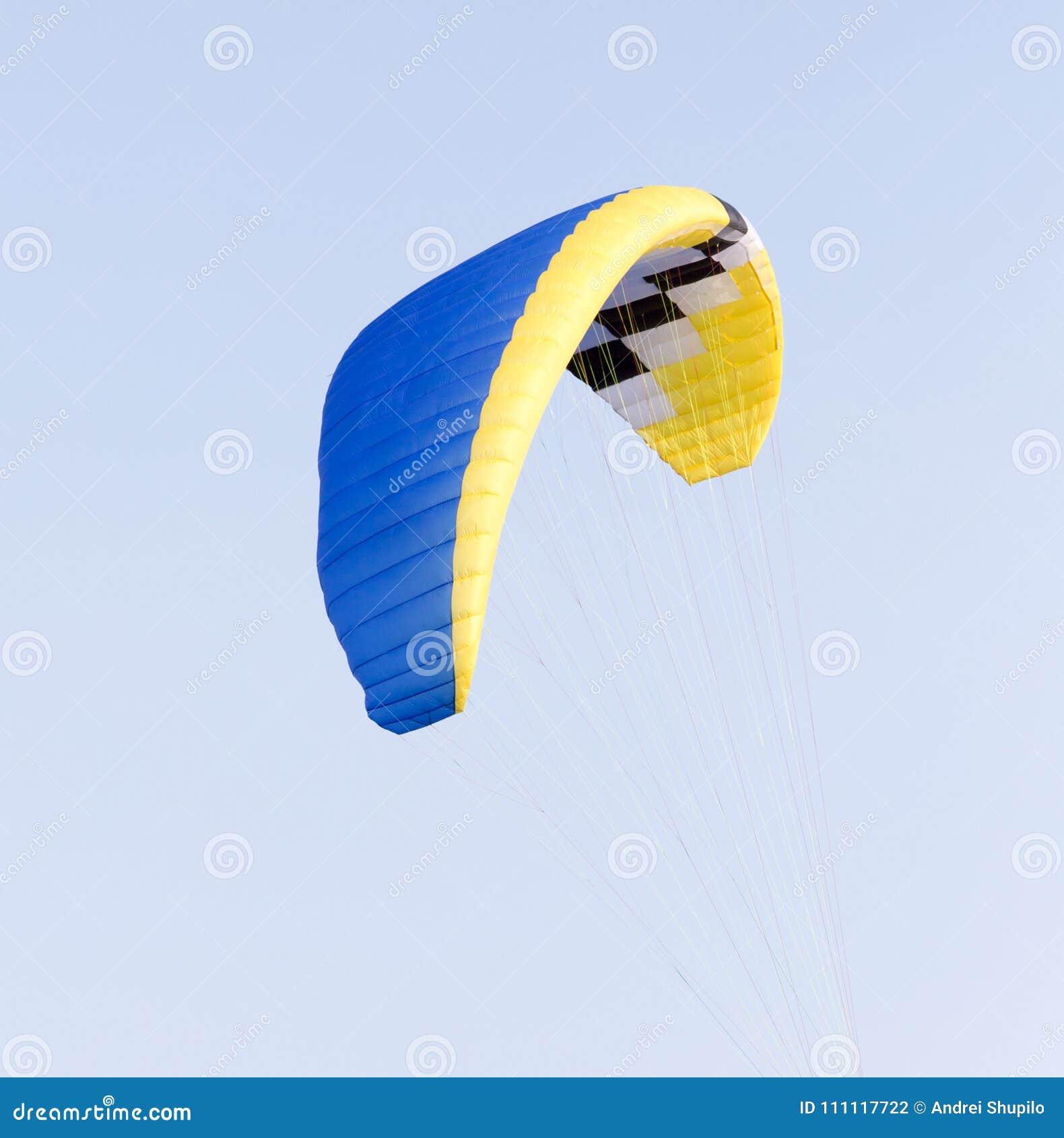 Parachute on a Sky Background Stock Photo - Image of skydive ...