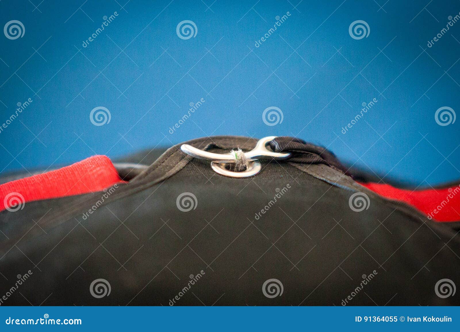 Parachute skydiving safety stock image. Image of steel - 91364055