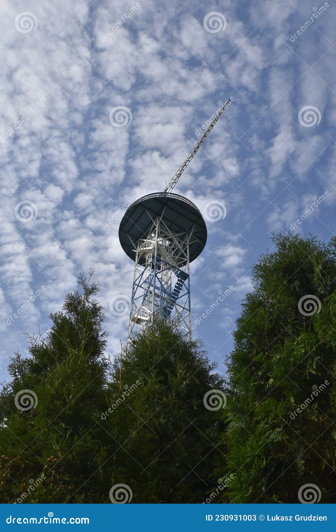 Parachute tower stock image. Image of golden, sunny - 230931003
