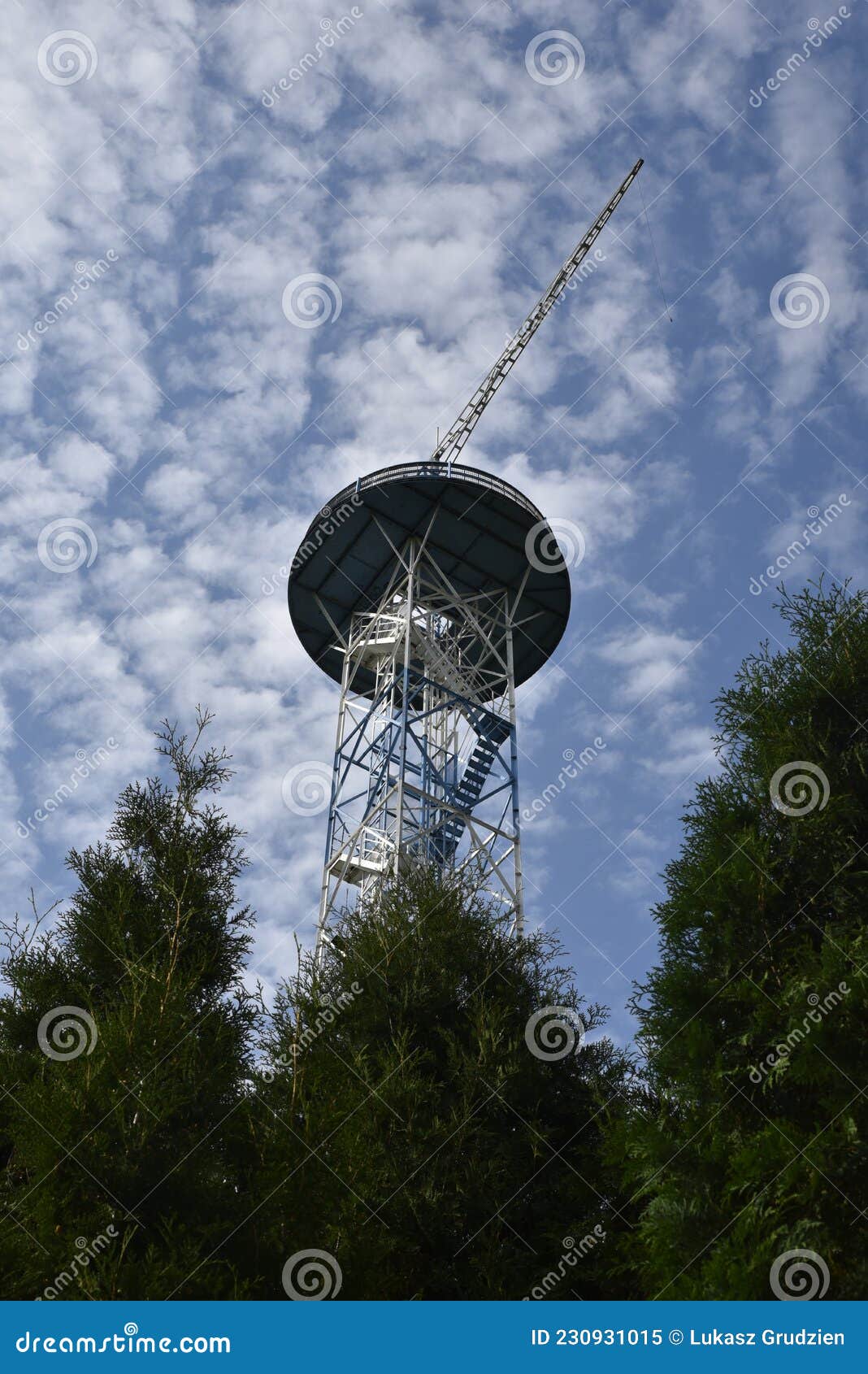Parachute tower stock image. Image of slaskie, nature - 230931015