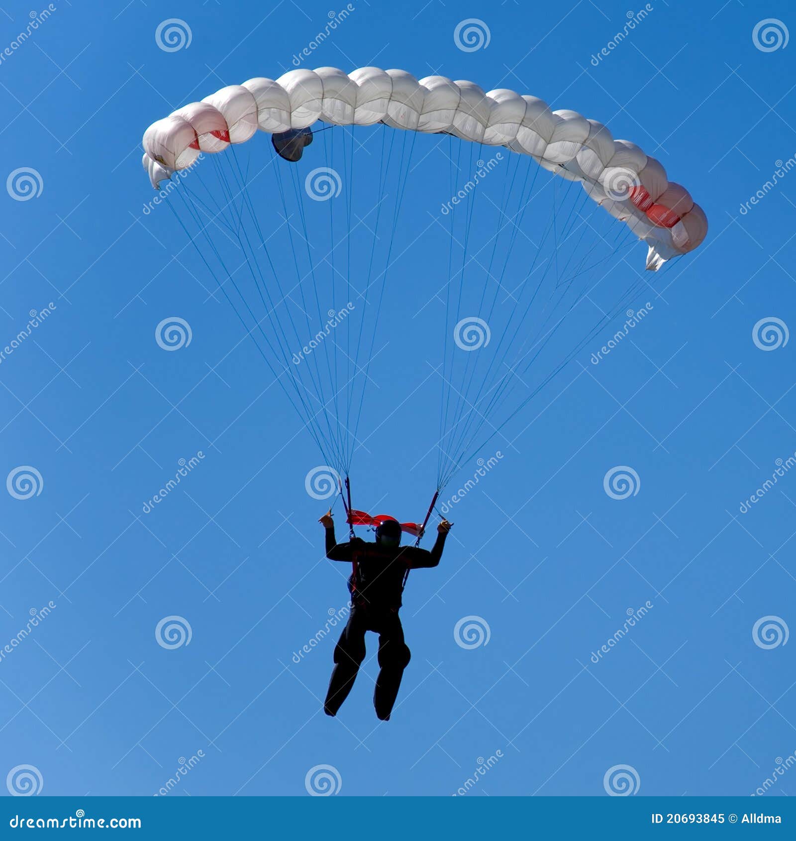 Parachuter stock image. Image of fall, jumper, flight - 20693845
