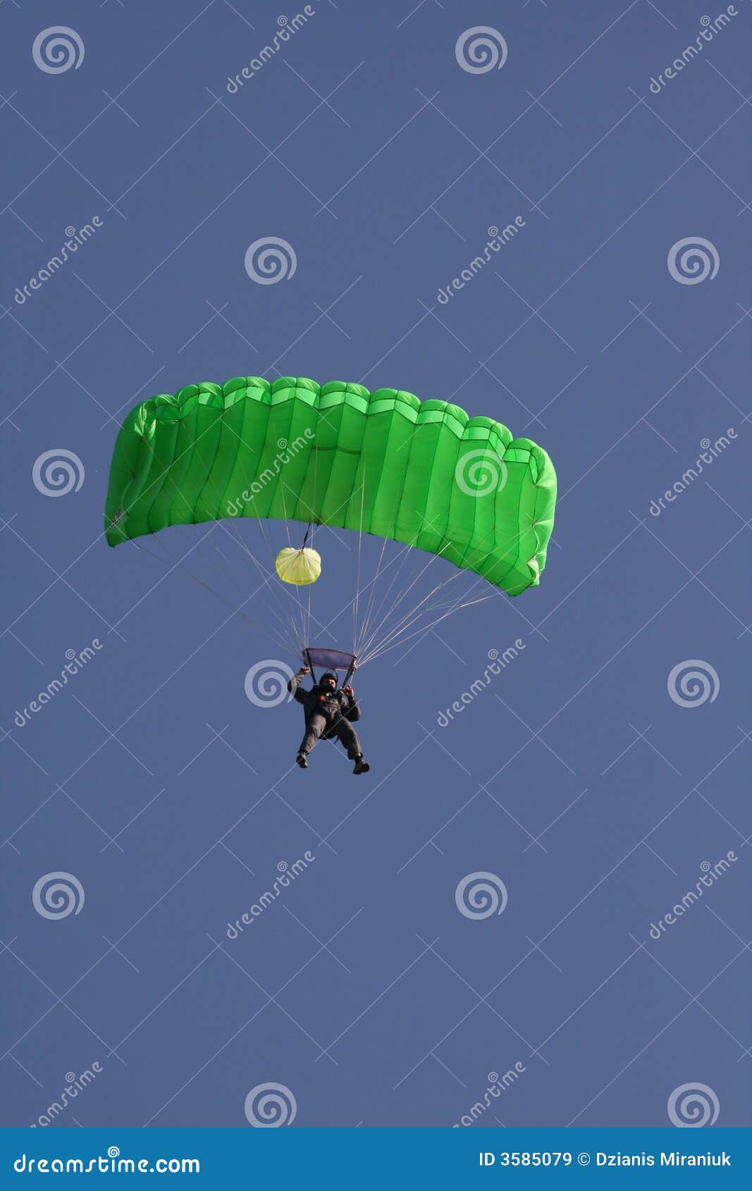 Parachuter stock image. Image of parachuting, active, hobbies - 3585079