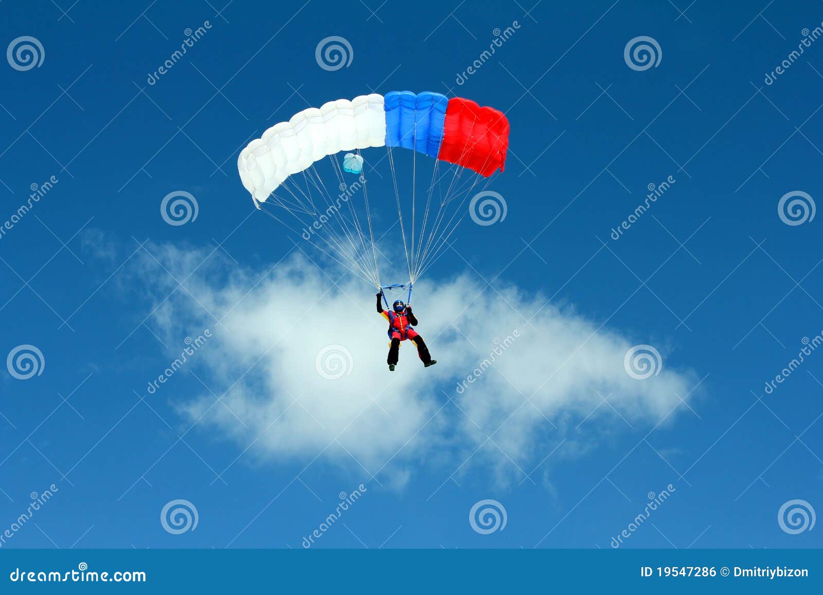 Parachuting stock photo. Image of freefall, jumping, adventure - 19547286