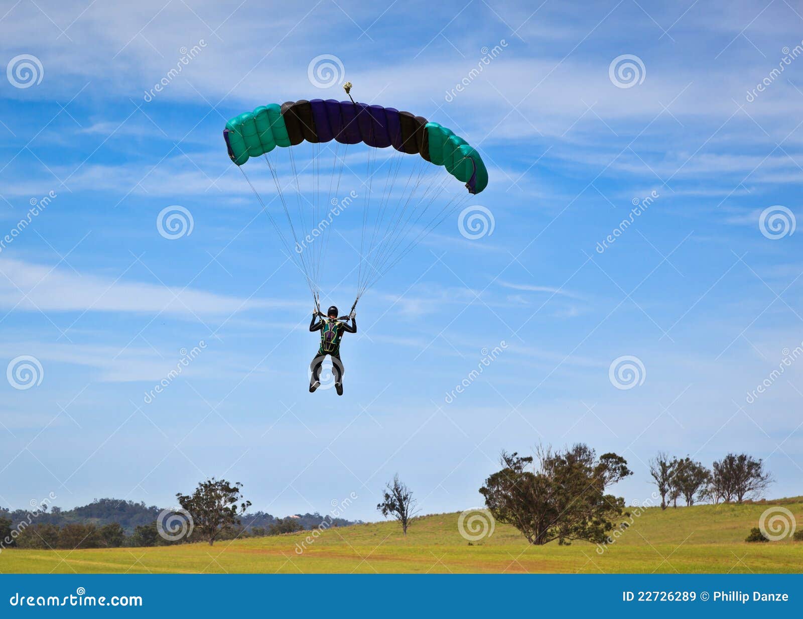 Parachuting stock image. Image of falling, parachuting - 22726289