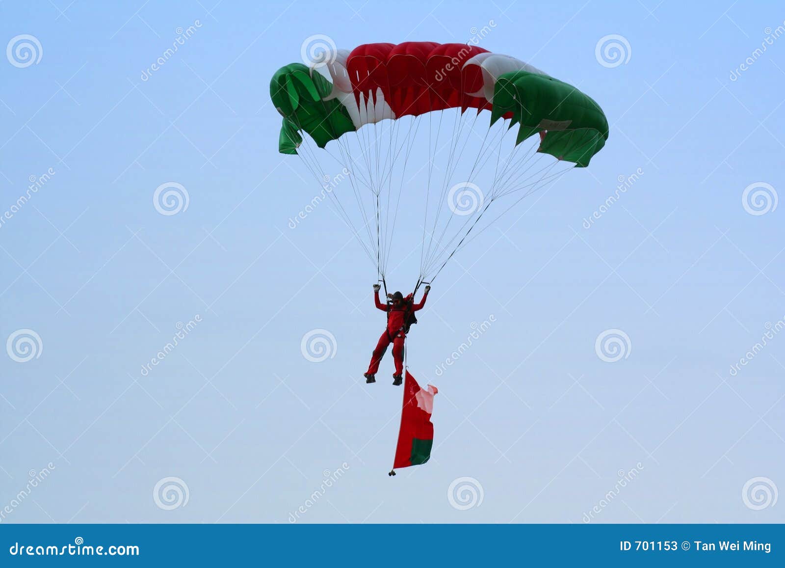 Parachuting stock image. Image of hobby, hovering, pastime - 701153