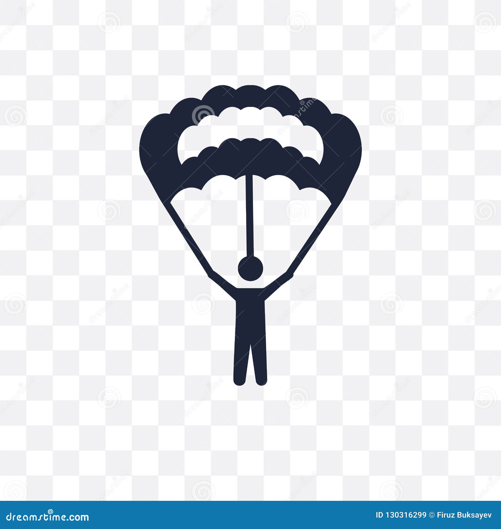 Parachuting Transparent Icon. Parachuting Symbol Design from Act Stock ...