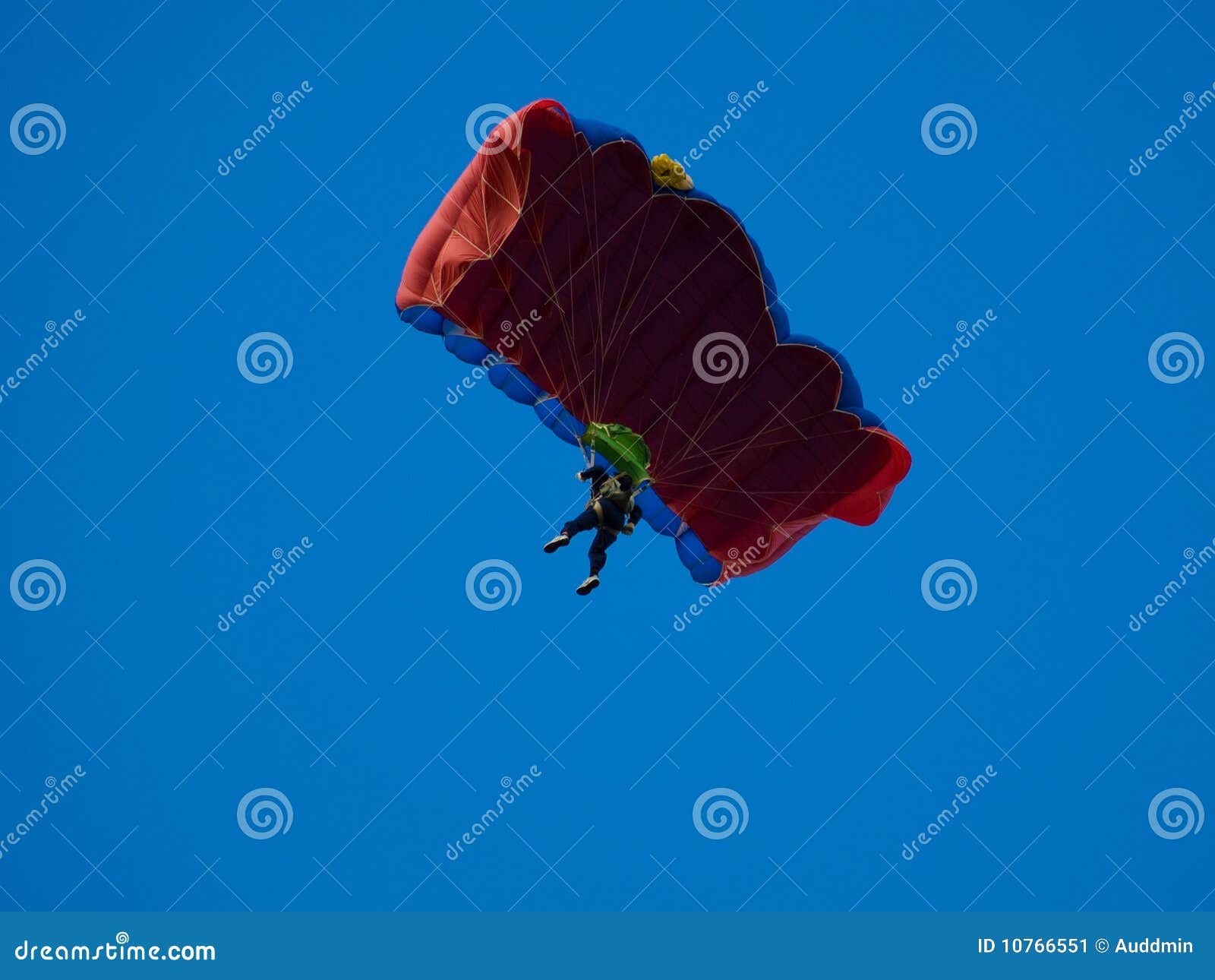 Parachutist stock image. Image of jumper, skydiving, blue - 10766551