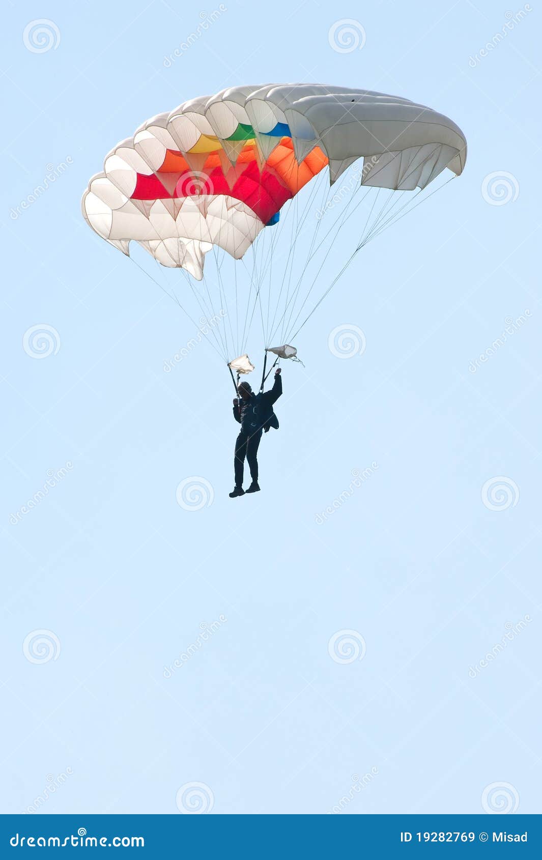Parachutist stock image. Image of falling, diver, para - 19282769