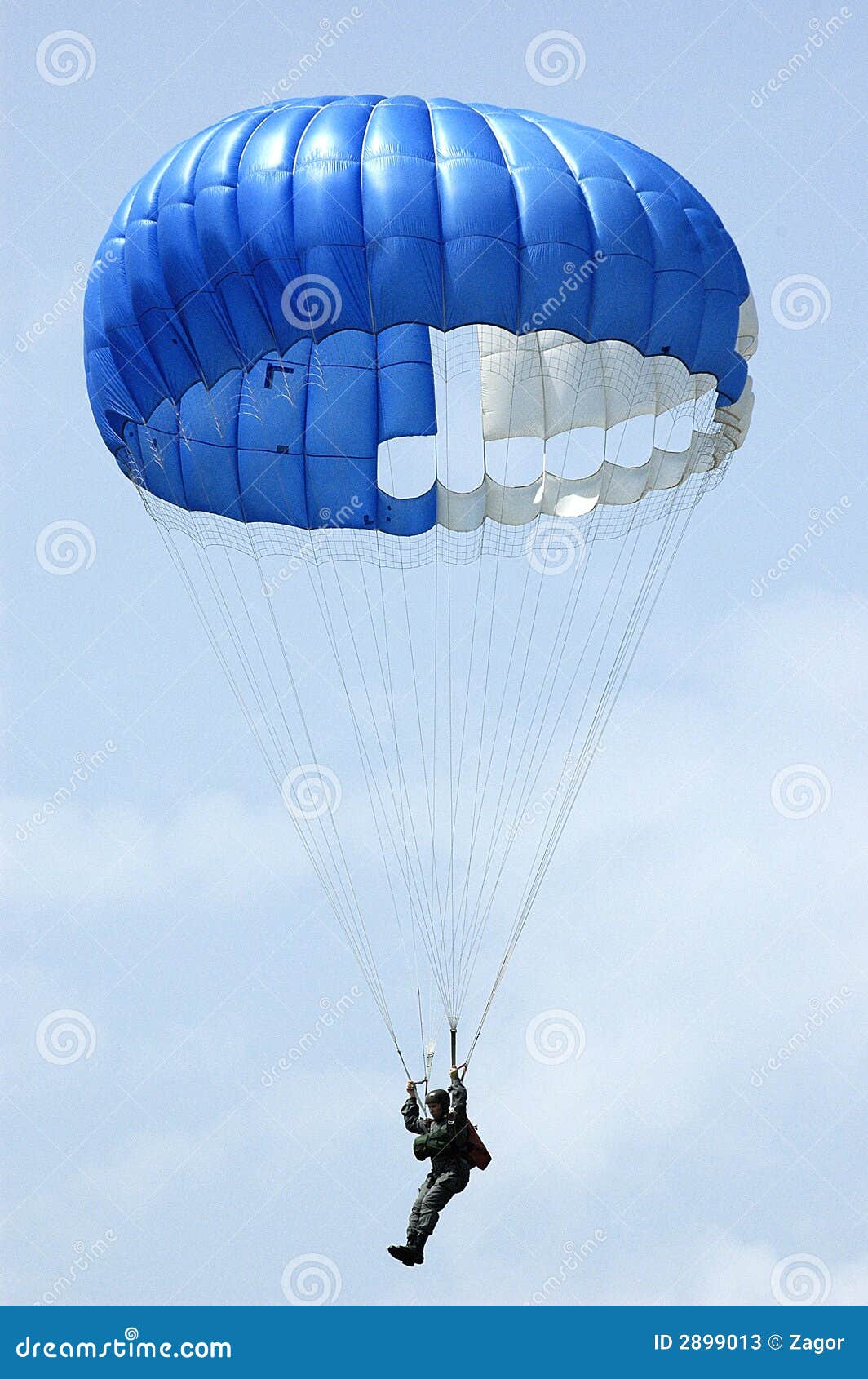 Parachutist stock image. Image of skydive, dive, round - 2899013