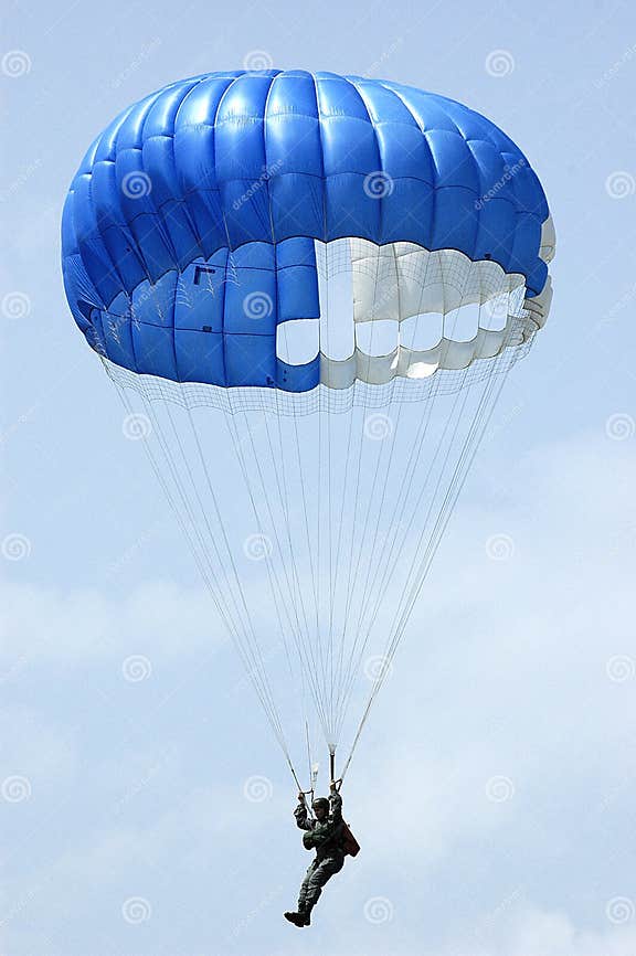Parachutist stock image. Image of skydive, dive, round - 2899013