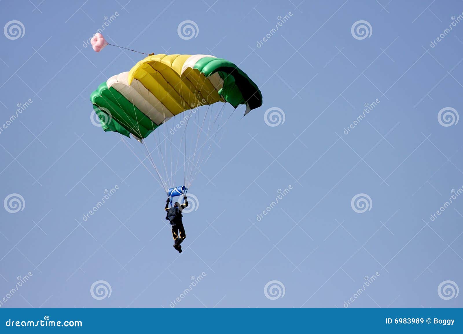 Parachutist stock image. Image of diving, jumping, open - 6983989
