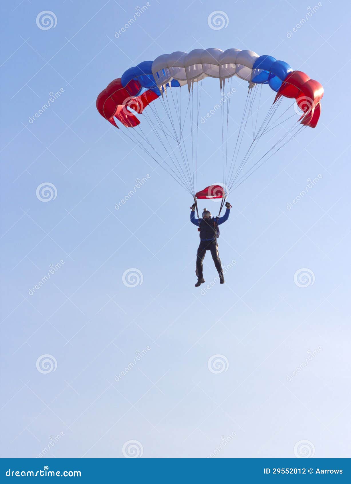 Parachutist Jumper stock photo. Image of jump, sport - 29552012