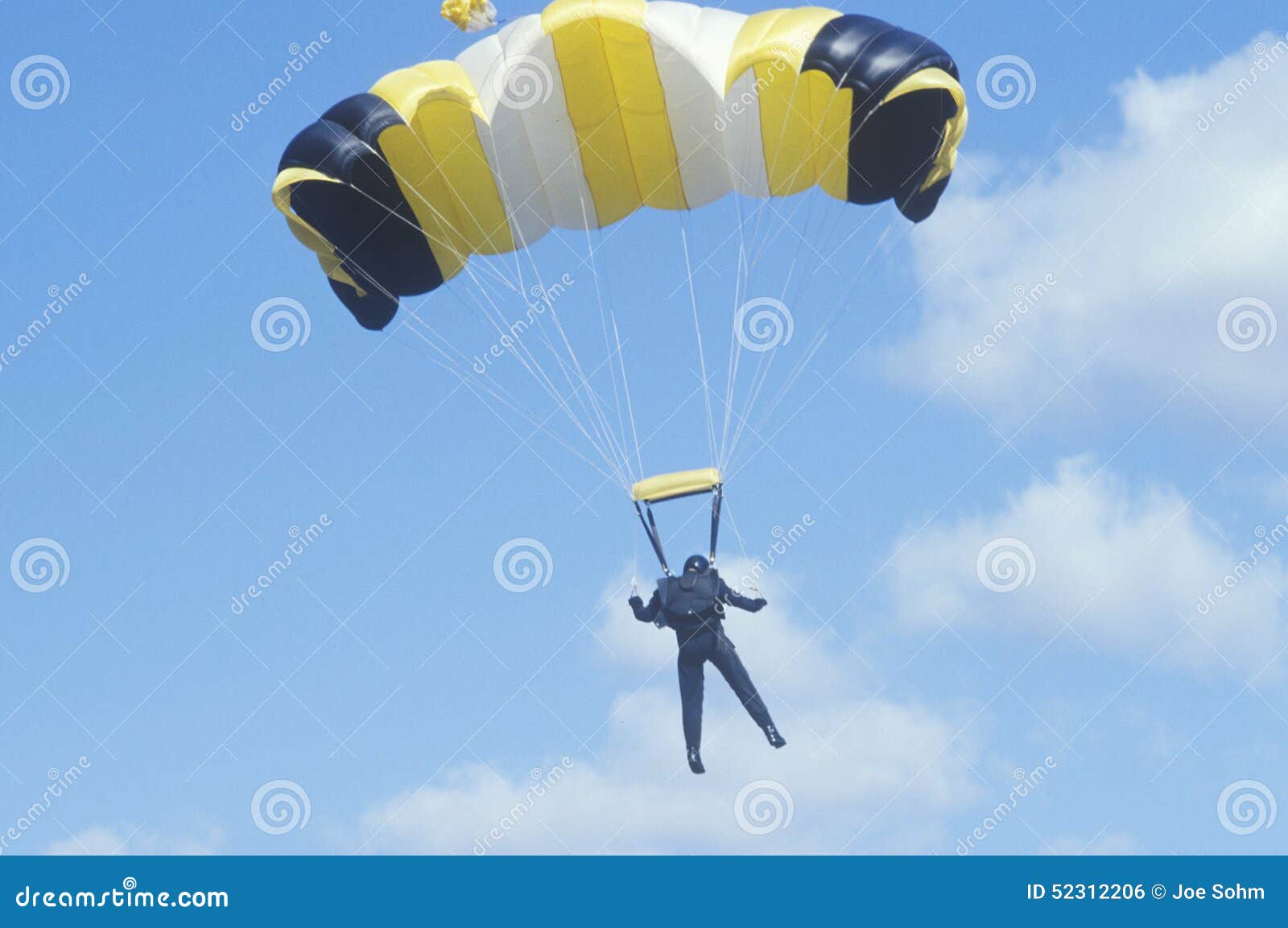 Parachutist in Sky, West Point, NY Editorial Photo - Image of color ...