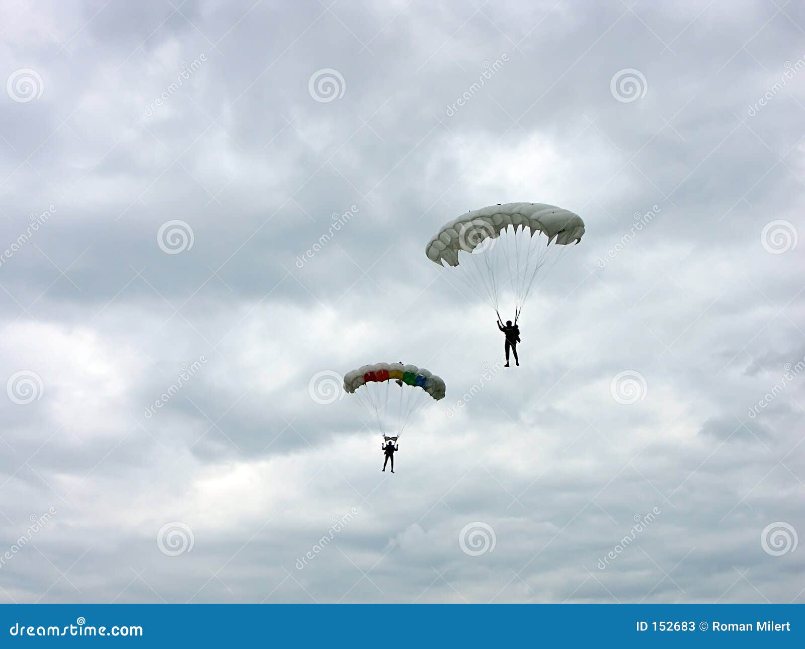 Parachutists stock image. Image of airborne, commando, aero - 152683