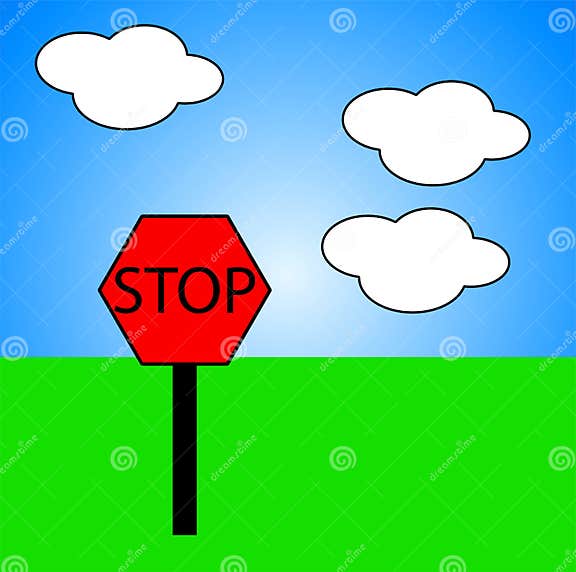 Parada 8 stock de ilustración. Ilustración de rojo, muestra - 719535