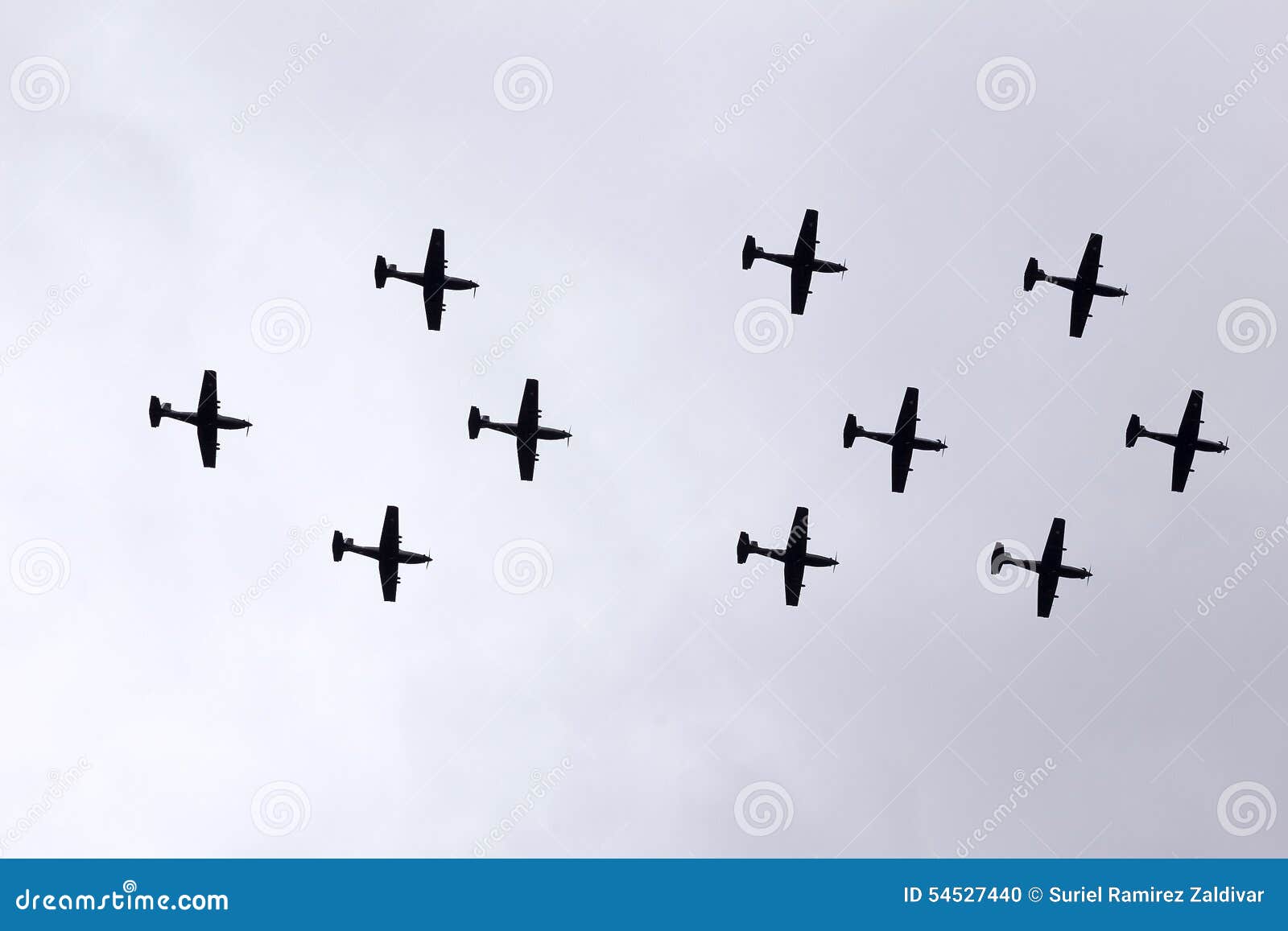 Parade of airplanes stock photo. Image of plane, planes - 54527440