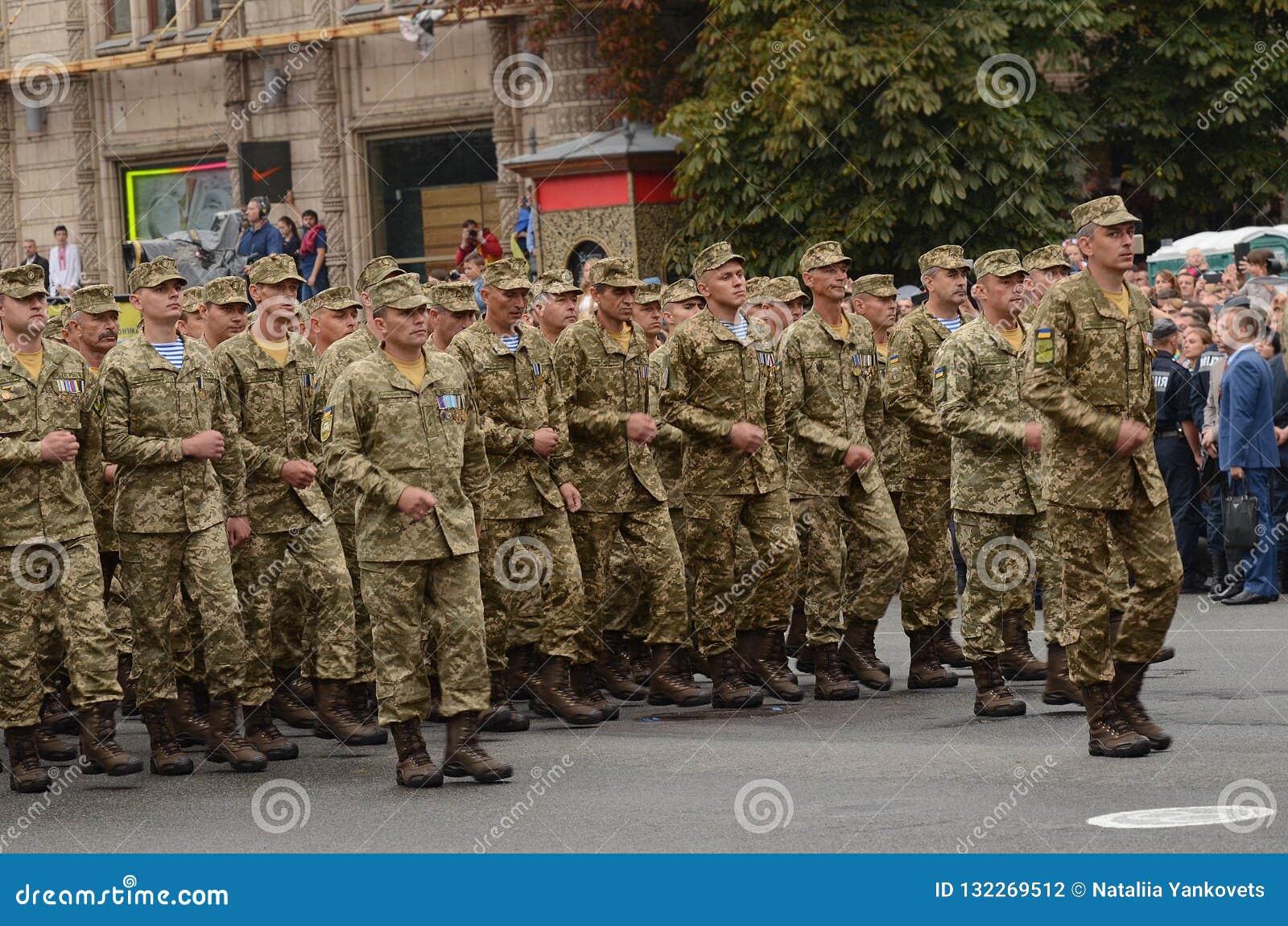 The Parade in Kiev on the Day of Independence of Ukraine on August 24 ...