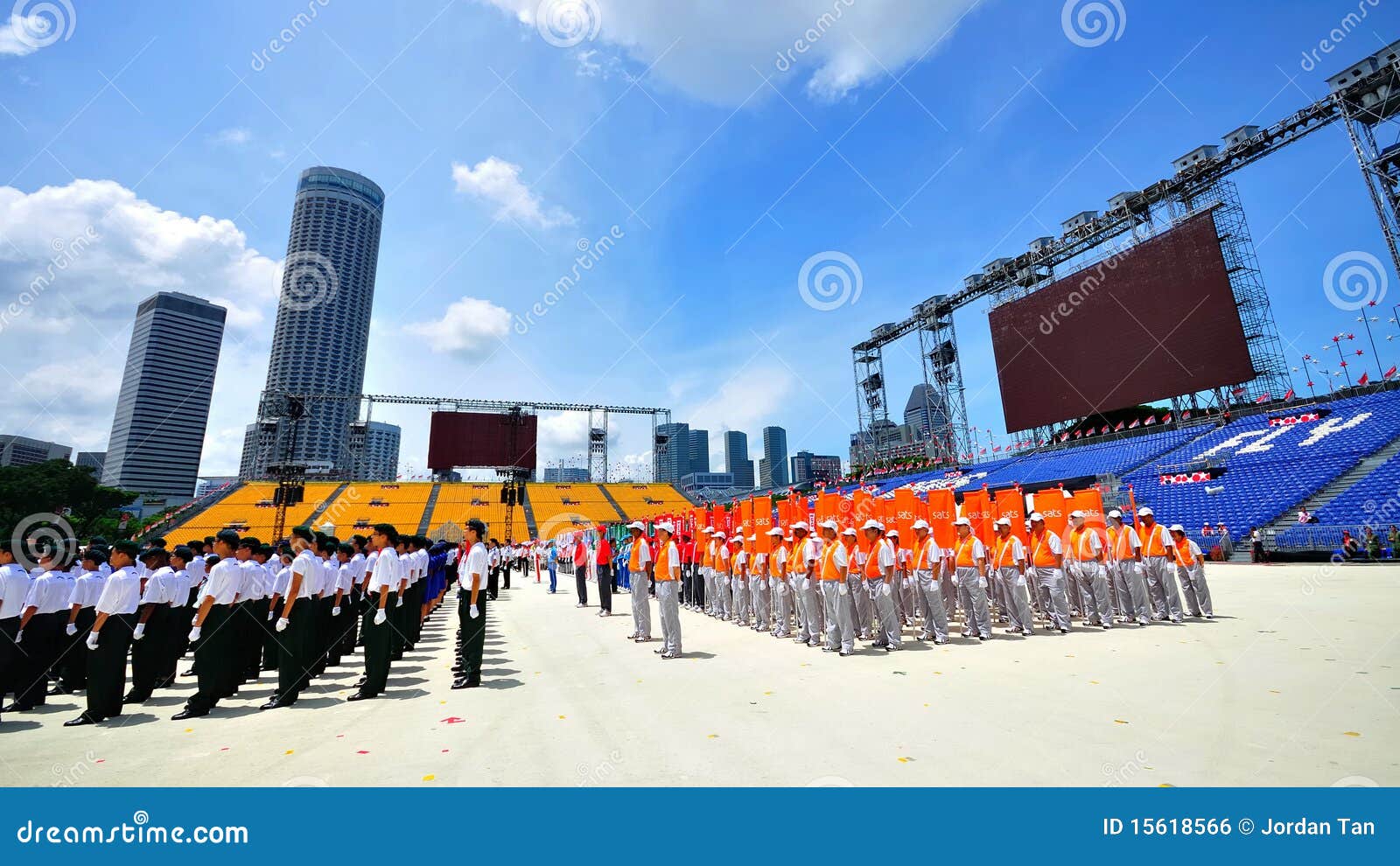 Parade Contingents at NDP 2010 Editorial Photo - Image of contingent ...