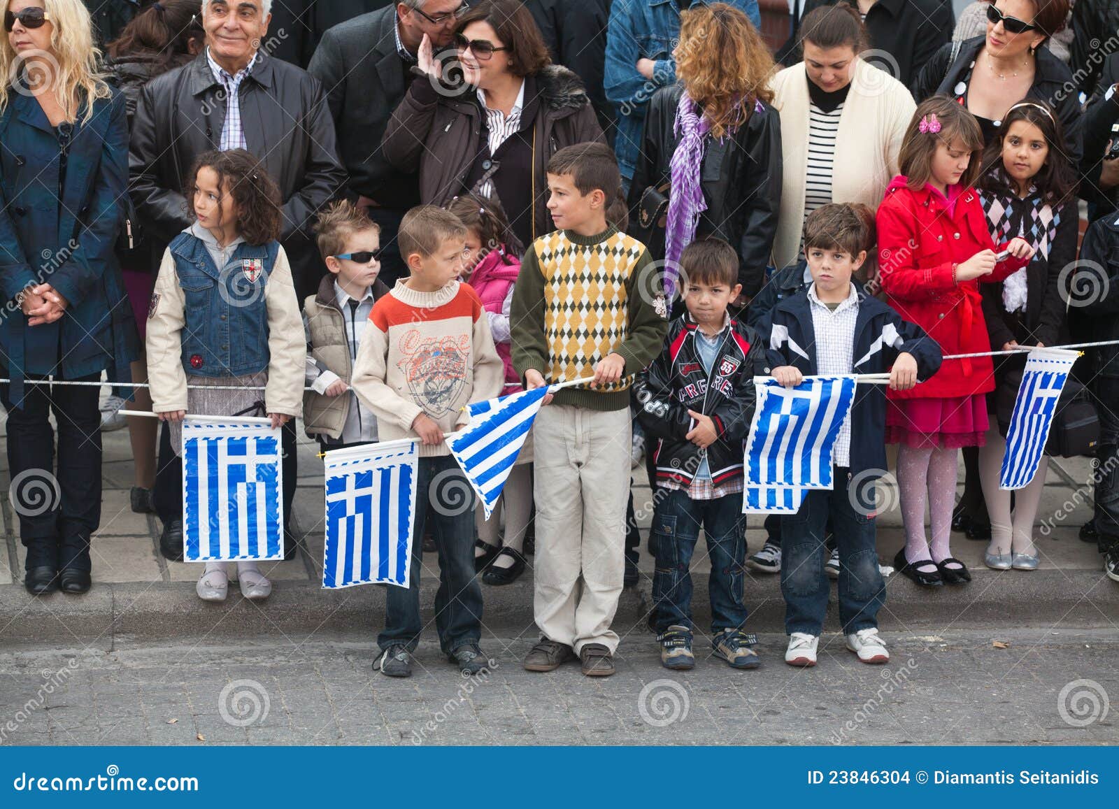 Parade in Greece editorial stock image. Image of town - 23846304