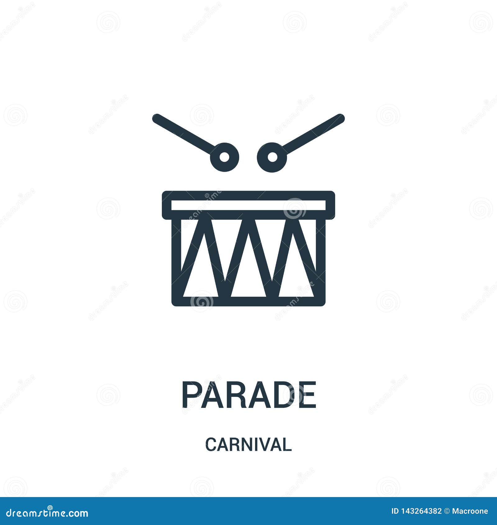Parade Icon Clipart Logotype Isolated Vector Illustration ...