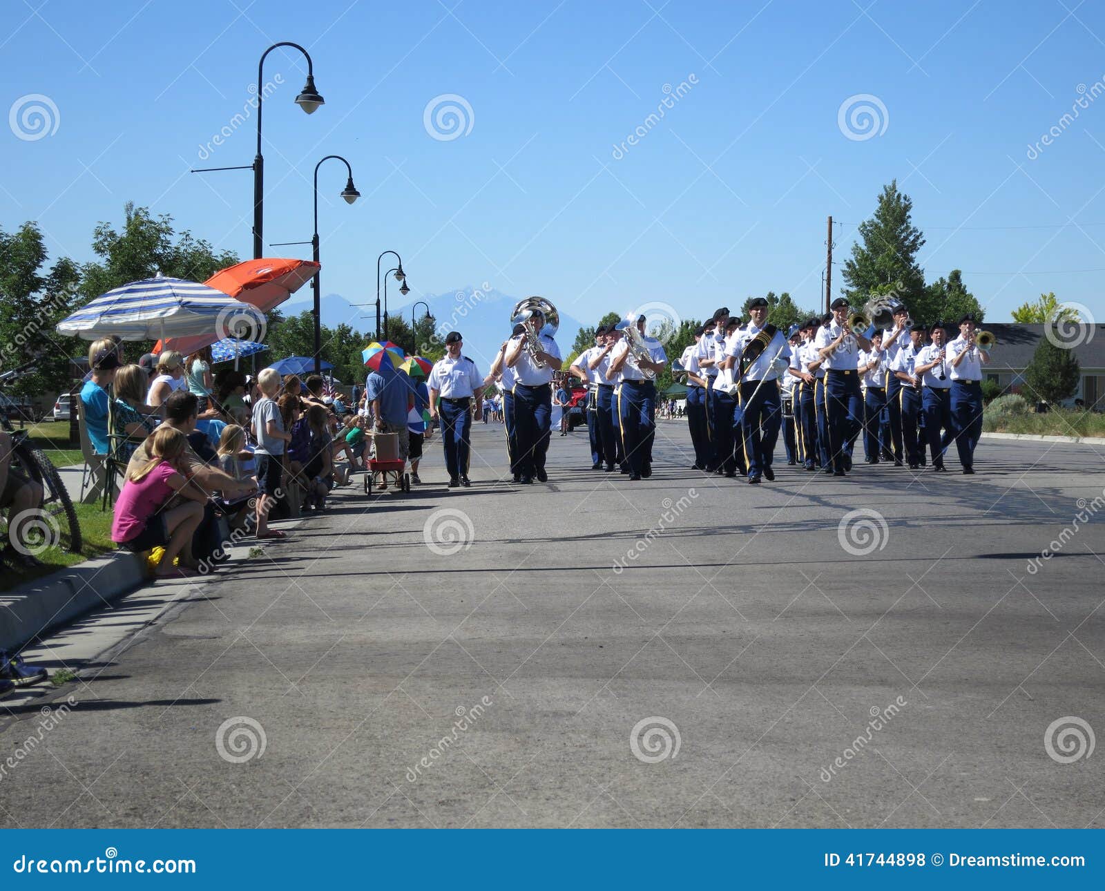 Parade! editorial stock photo. Image of trumpet, march - 41744898
