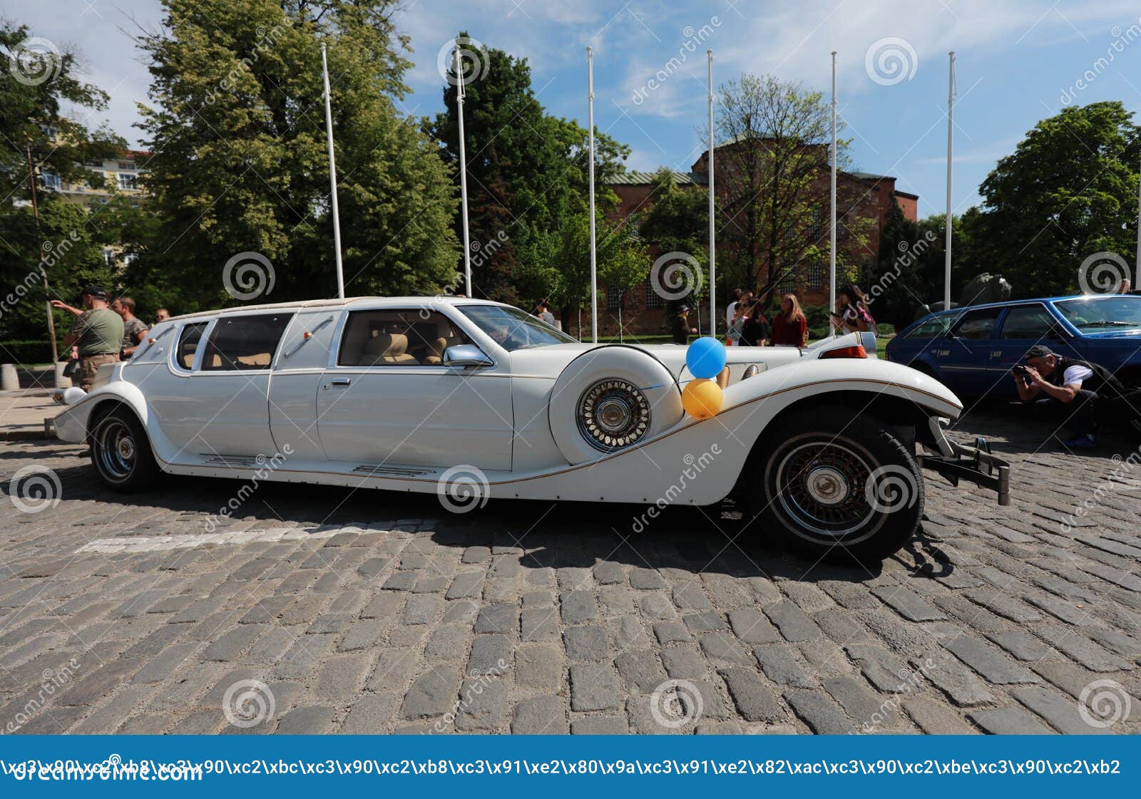 Parade Of Old Retro Cars At Spring Retro Parade In Sofia, Bulgaria ...