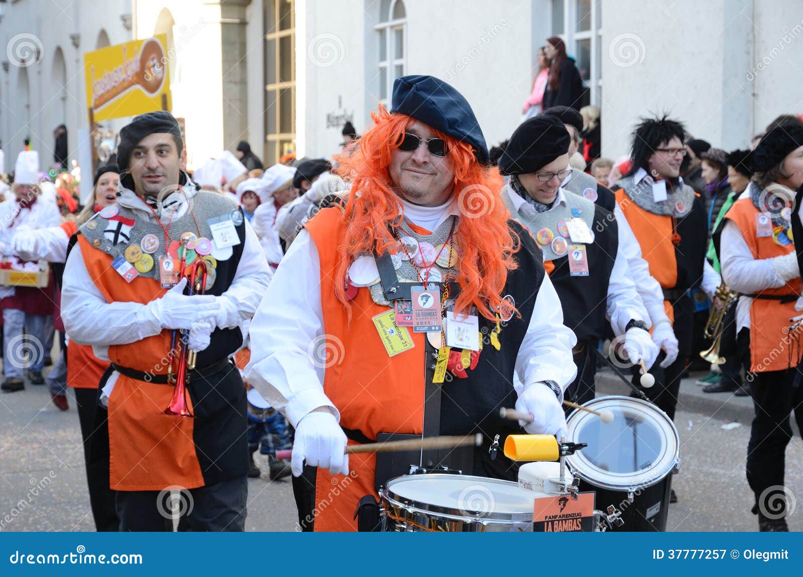 Parade of Orchestras at the German Carnival Fastnacht Editorial ...