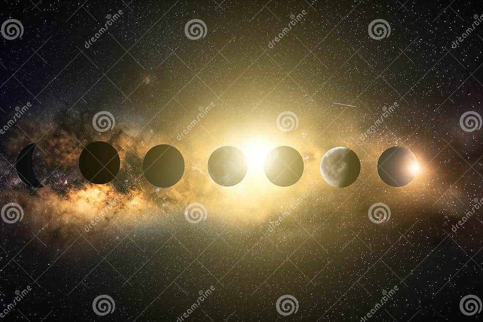 Parade of Planets, Solar System Planets Stock Photo - Image of system ...