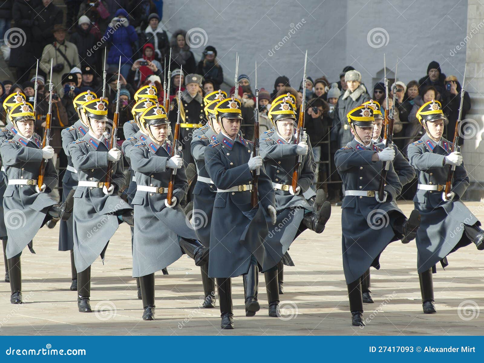 Parade of Presidential Guards Marching Out Editorial Stock Photo ...