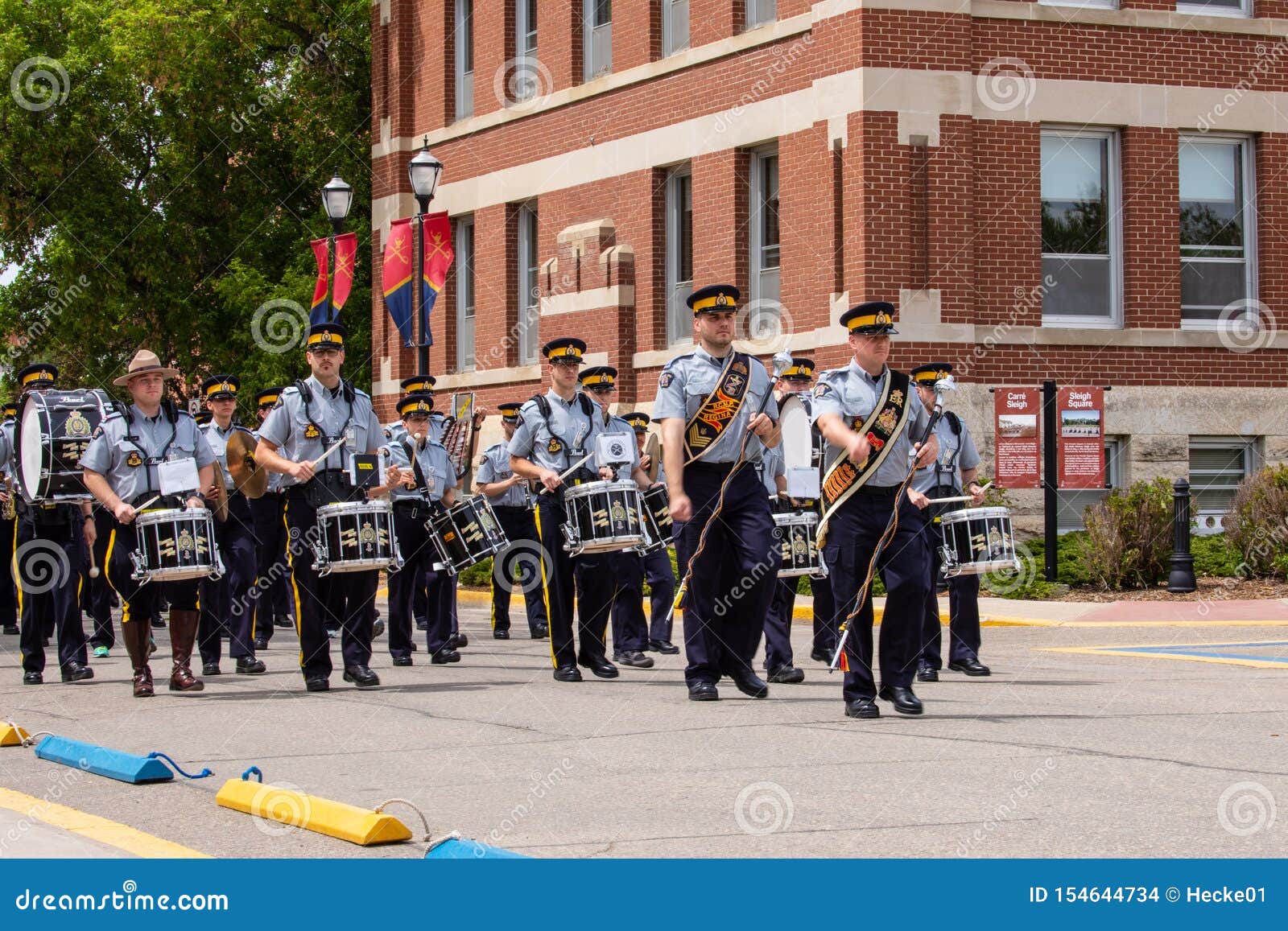 Parade of RCMP in Regina Canada Editorial Stock Image - Image of people ...