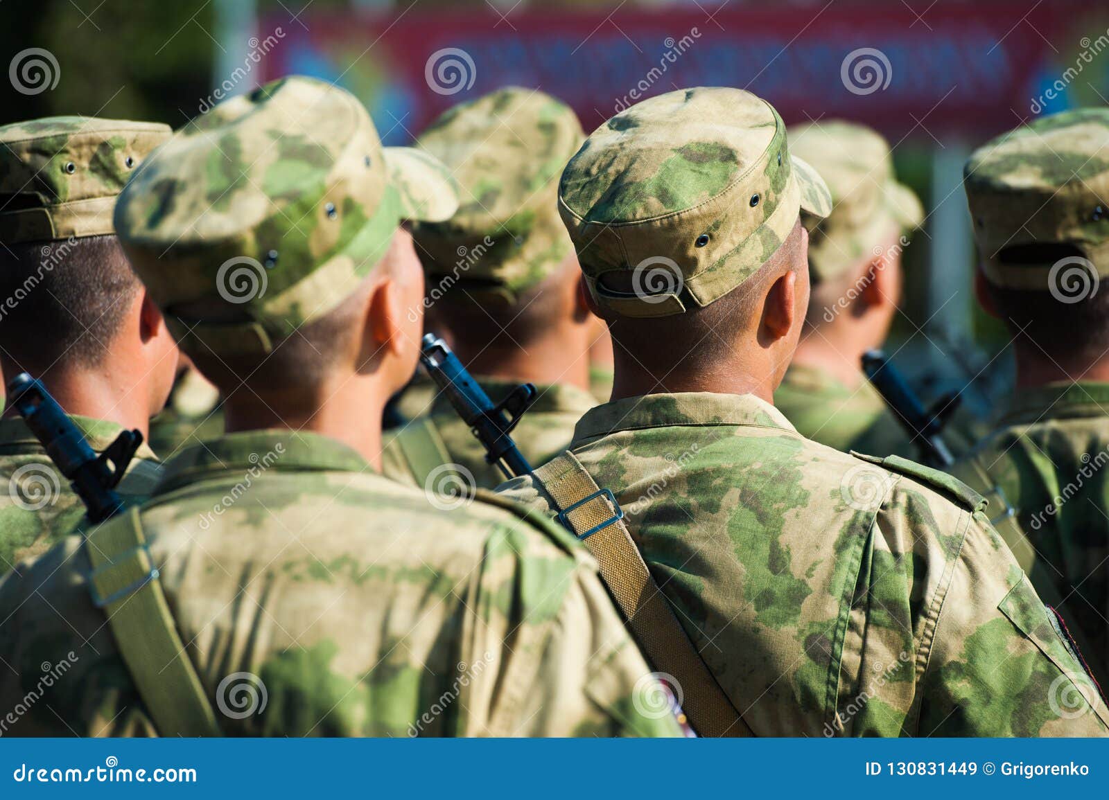 The parade of soldiers editorial stock image. Image of people - 130831449