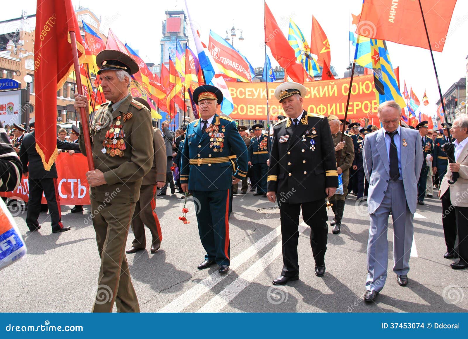 Parade of victory editorial stock image. Image of commander - 37453074